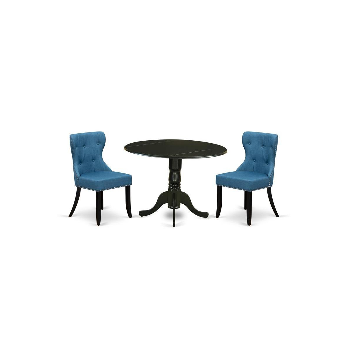 Click here for East West Furniture Dining room table set of two a... prices