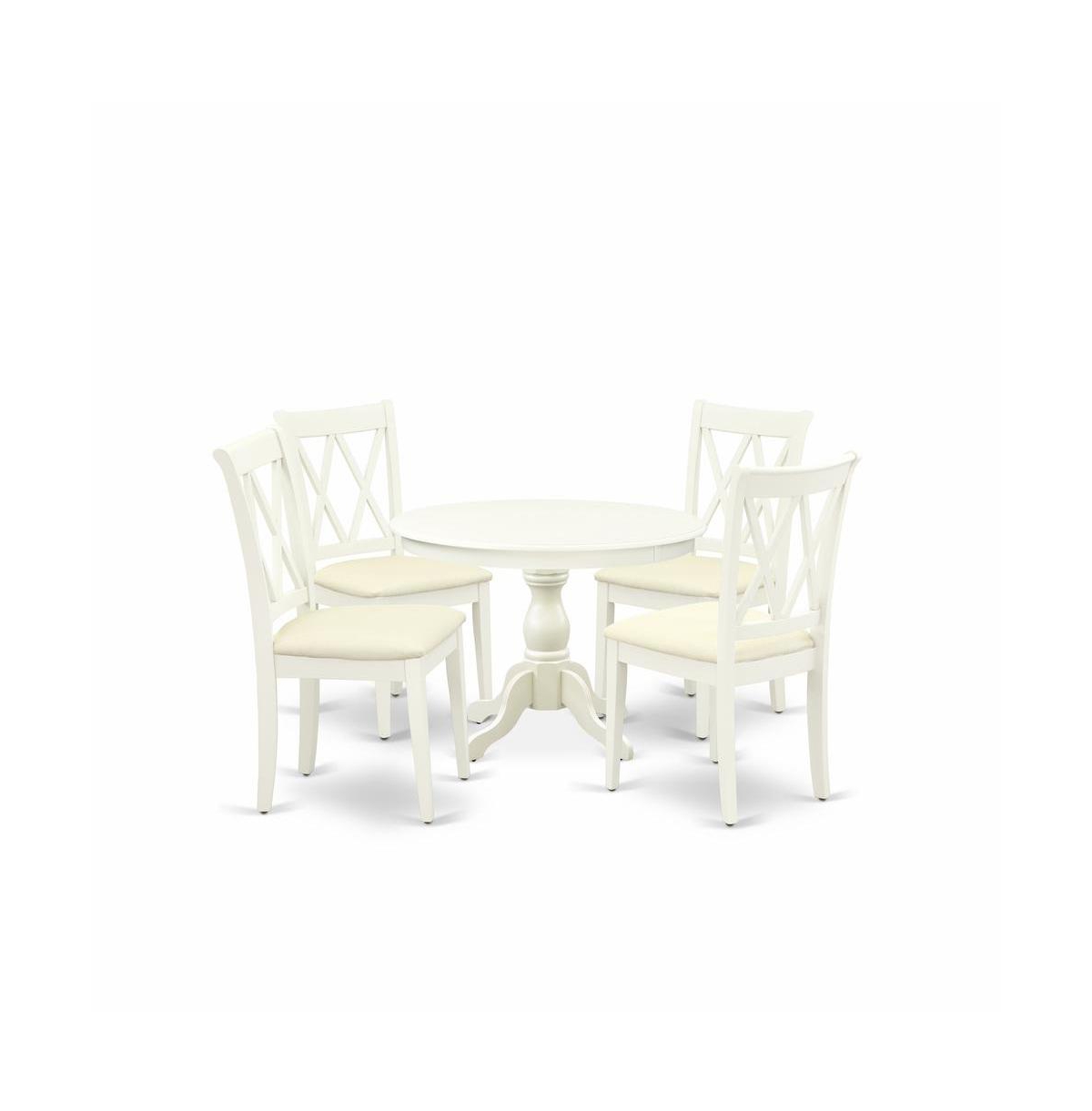 Click here for East West Furniture 5 Piece Modern Dining Table Se... prices