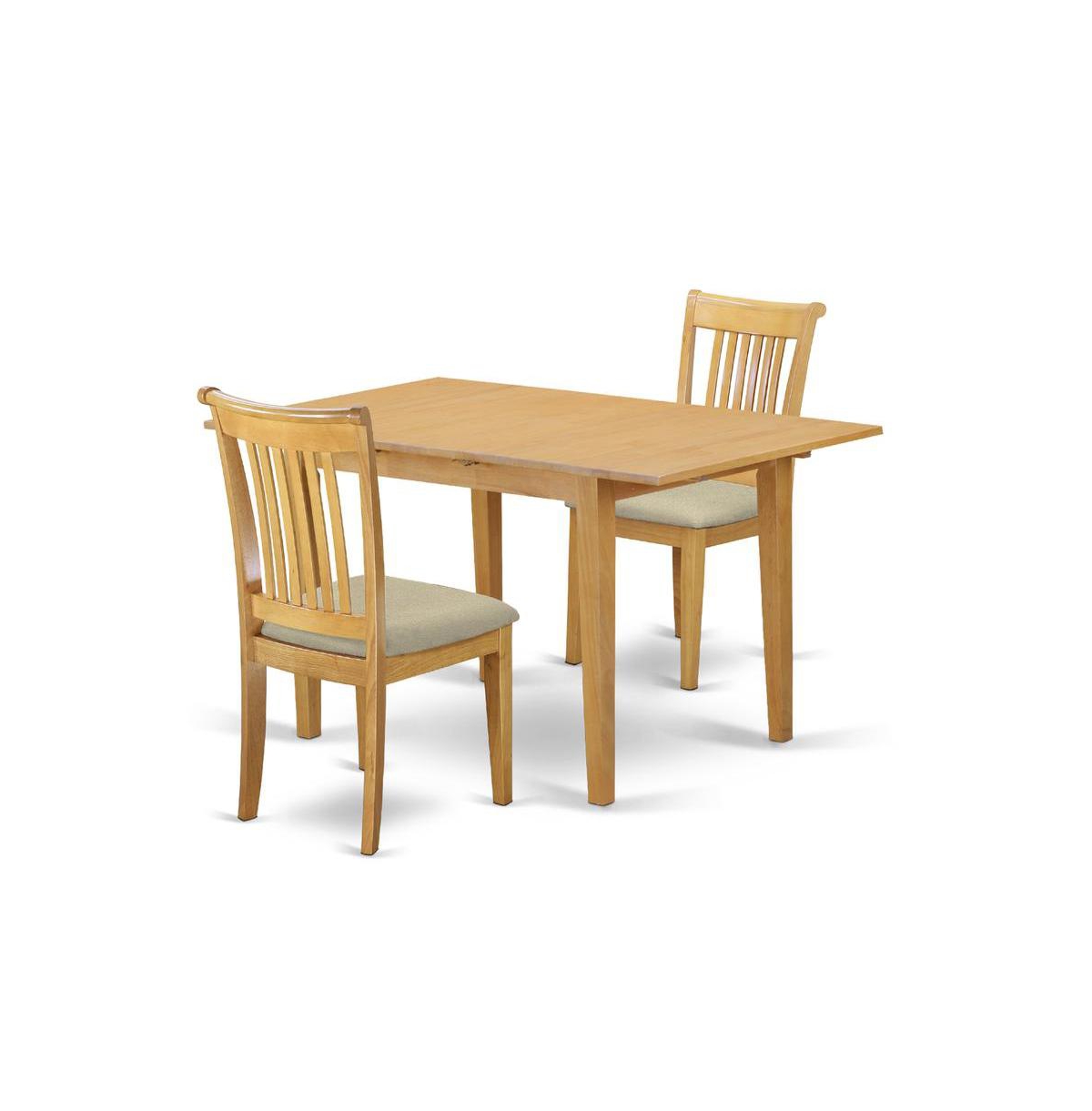 Click here for East West Furniture Dining Room Set Oak - Oak prices