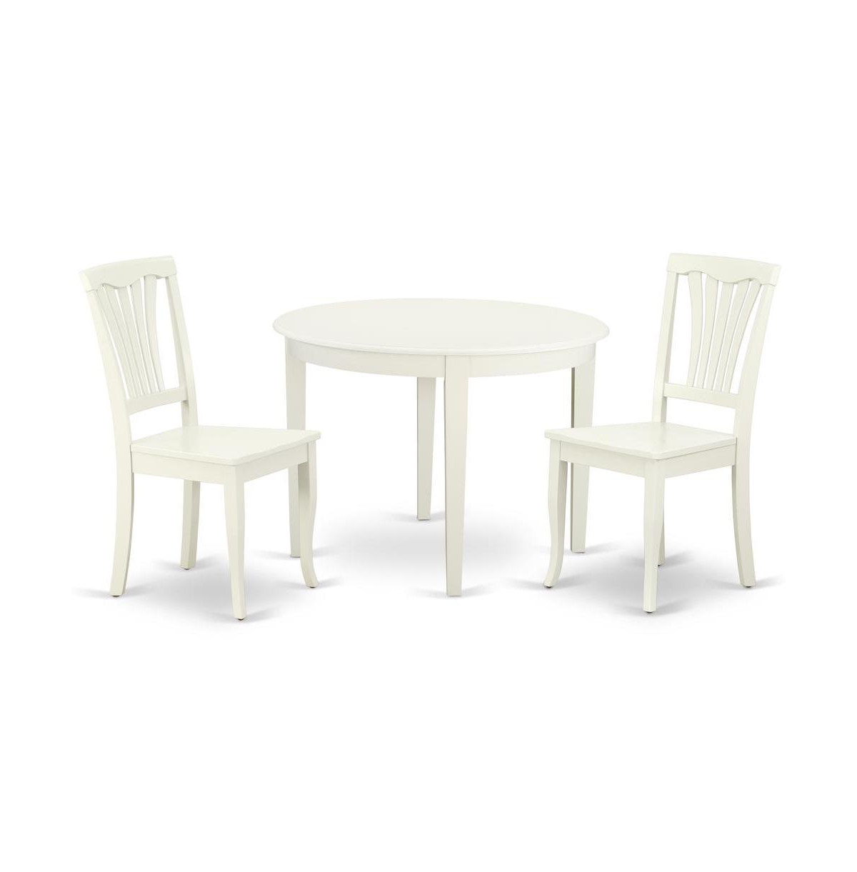 Click here for East West Furniture Dining Room Set Linen White -... prices