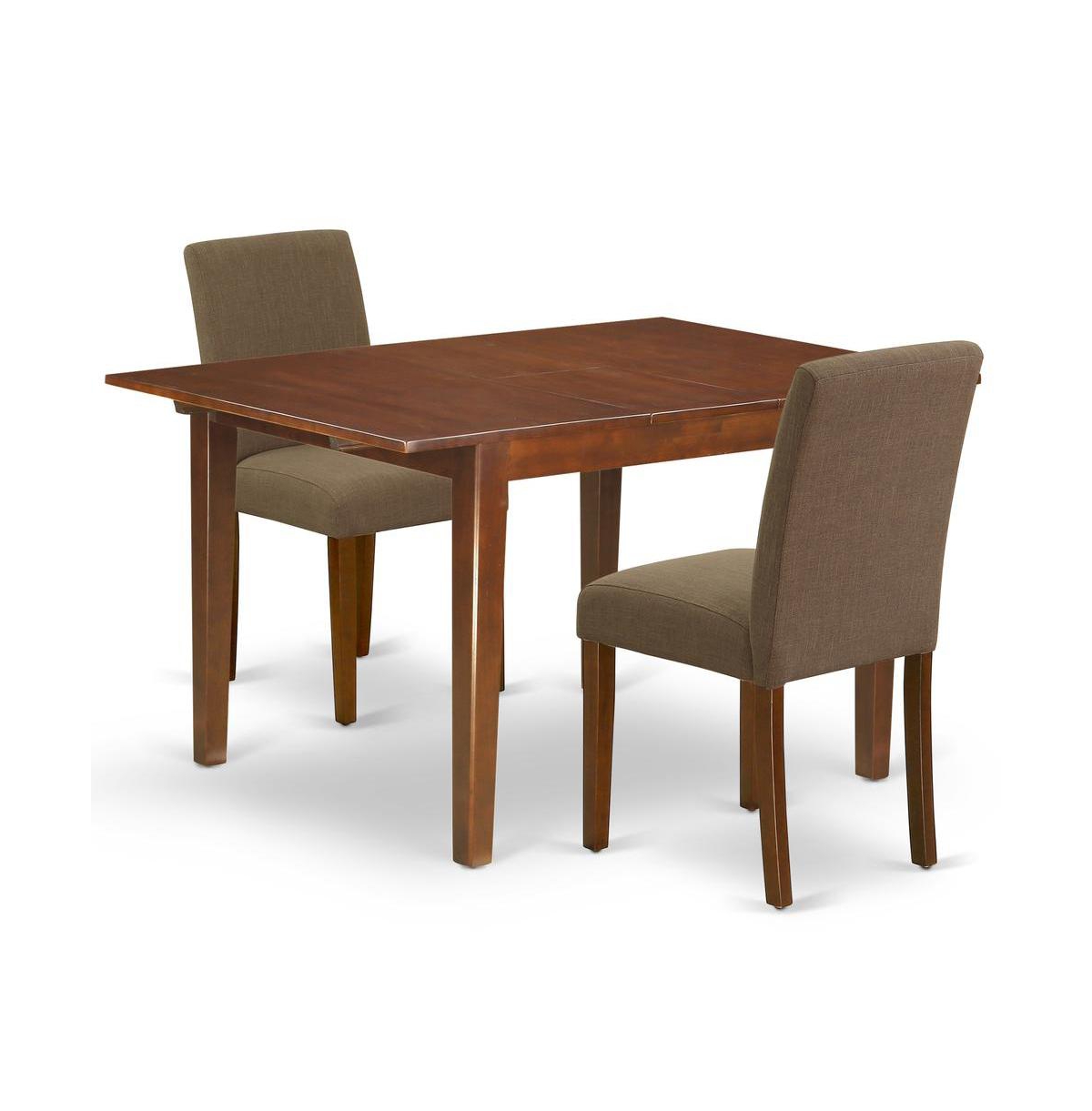 Click here for East West Furniture Dining Room Set Mahogany - Mah... prices