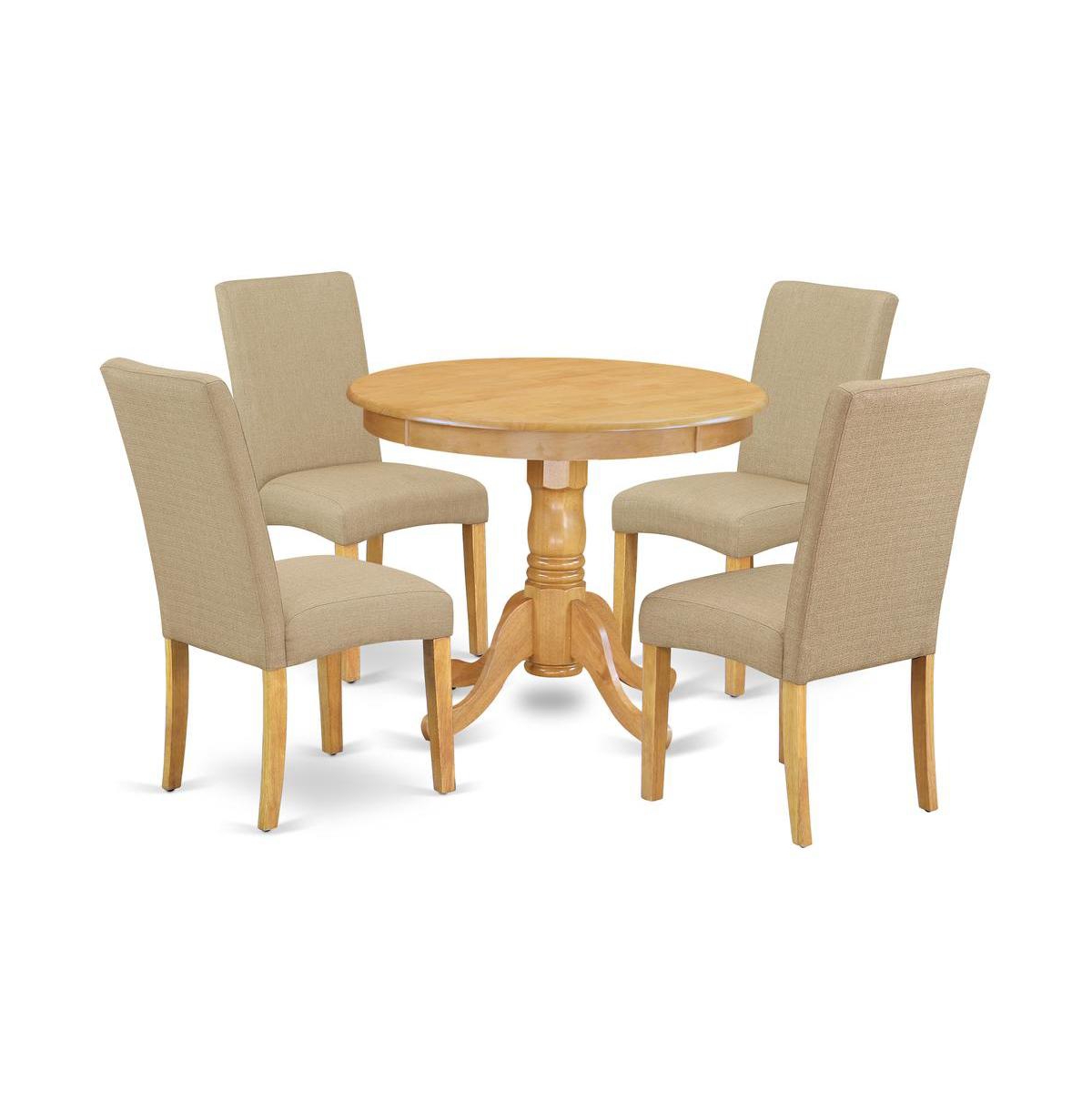 Click here for East West Furniture Dining Room Set Oak - Oak prices