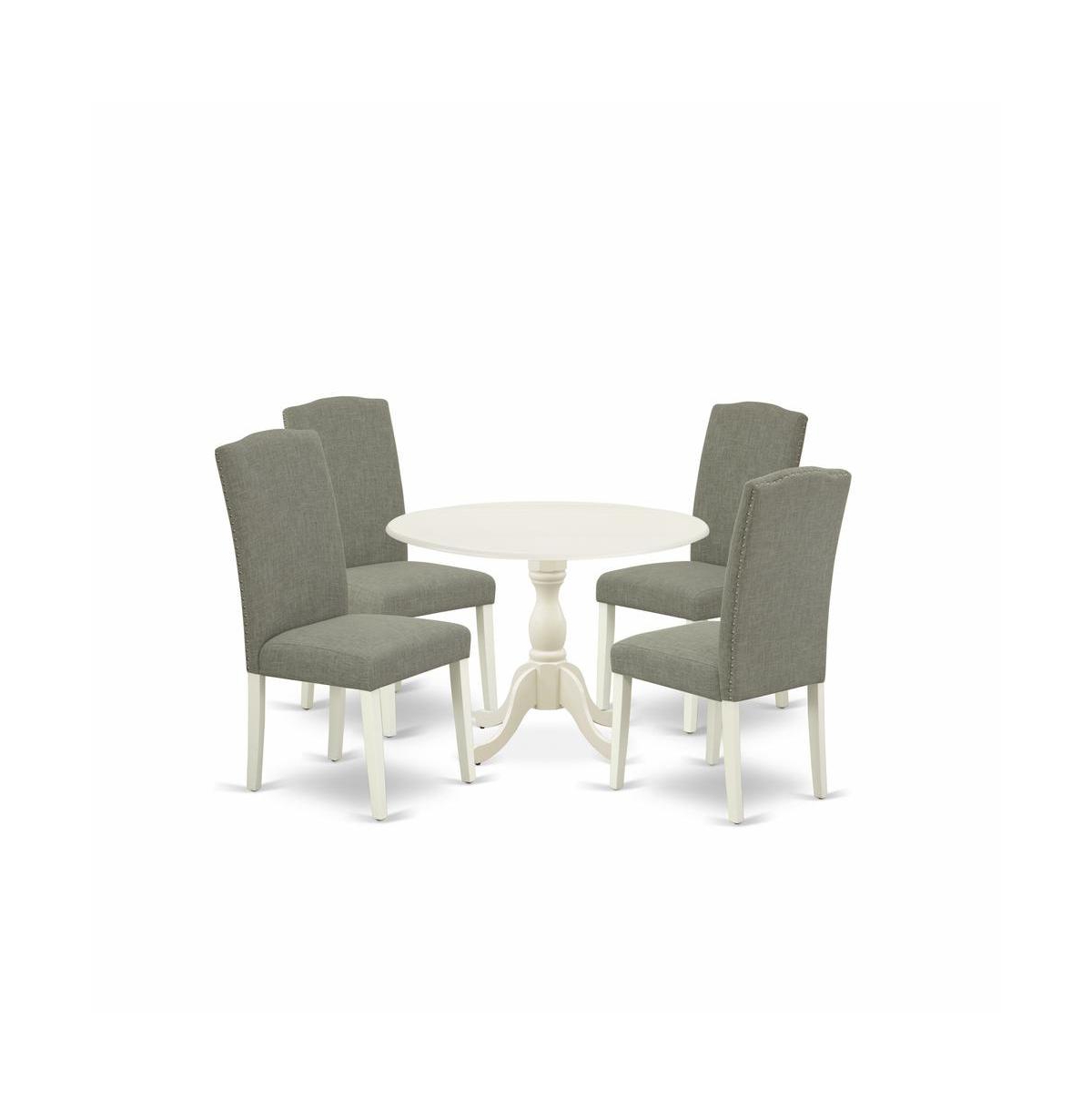 Click here for East West Furniture 5 Piece Dining Room Table Set... prices