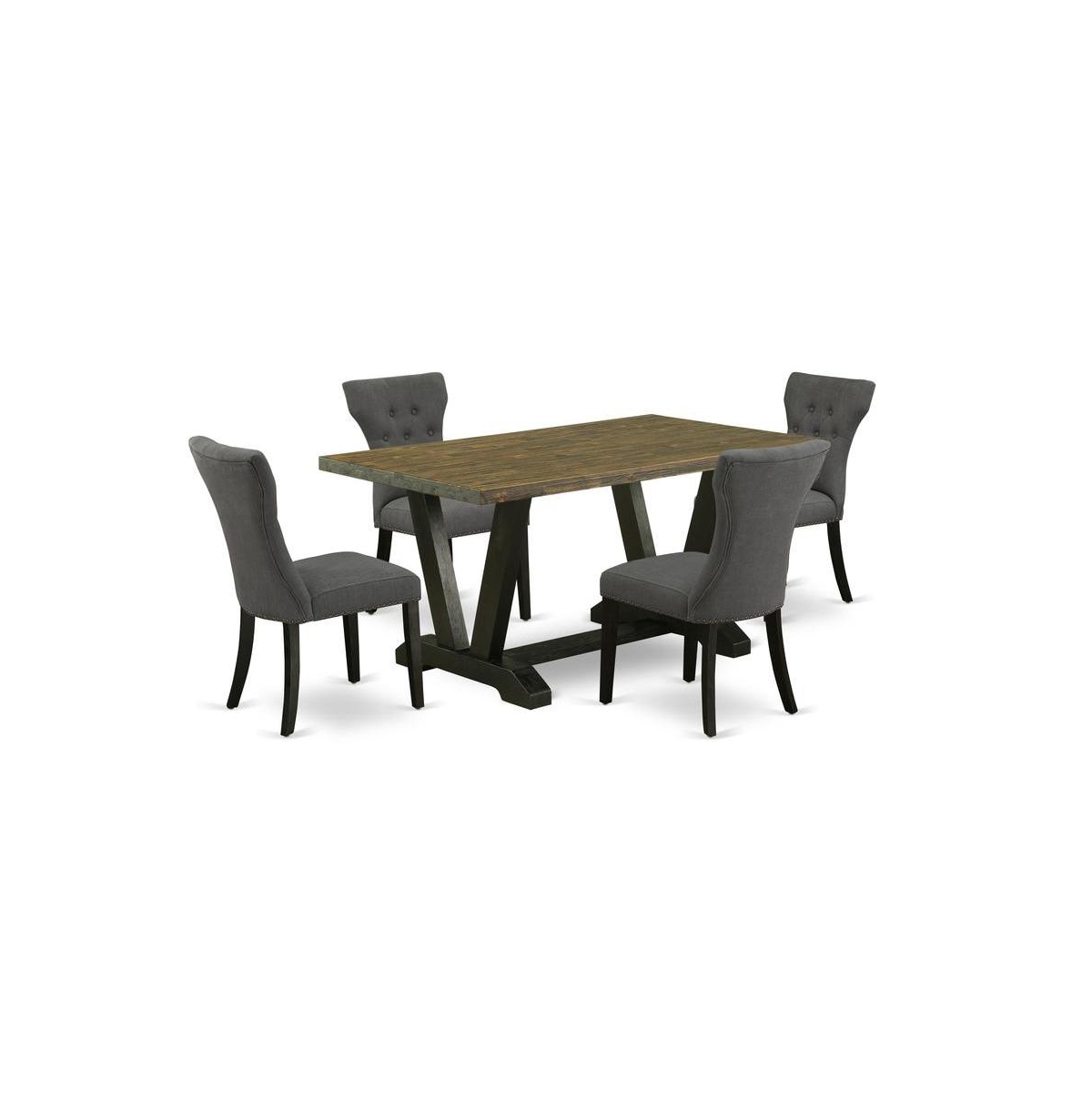 Click here for East West Furniture 5-Piece Kitchen Dinette Set In... prices