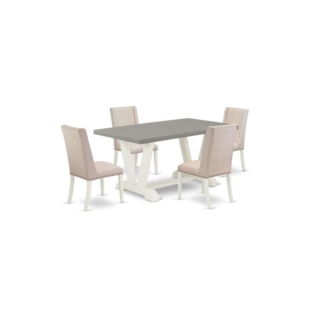 Click here for East West Furniture 5-Piece Beautiful a Good Cemen... prices