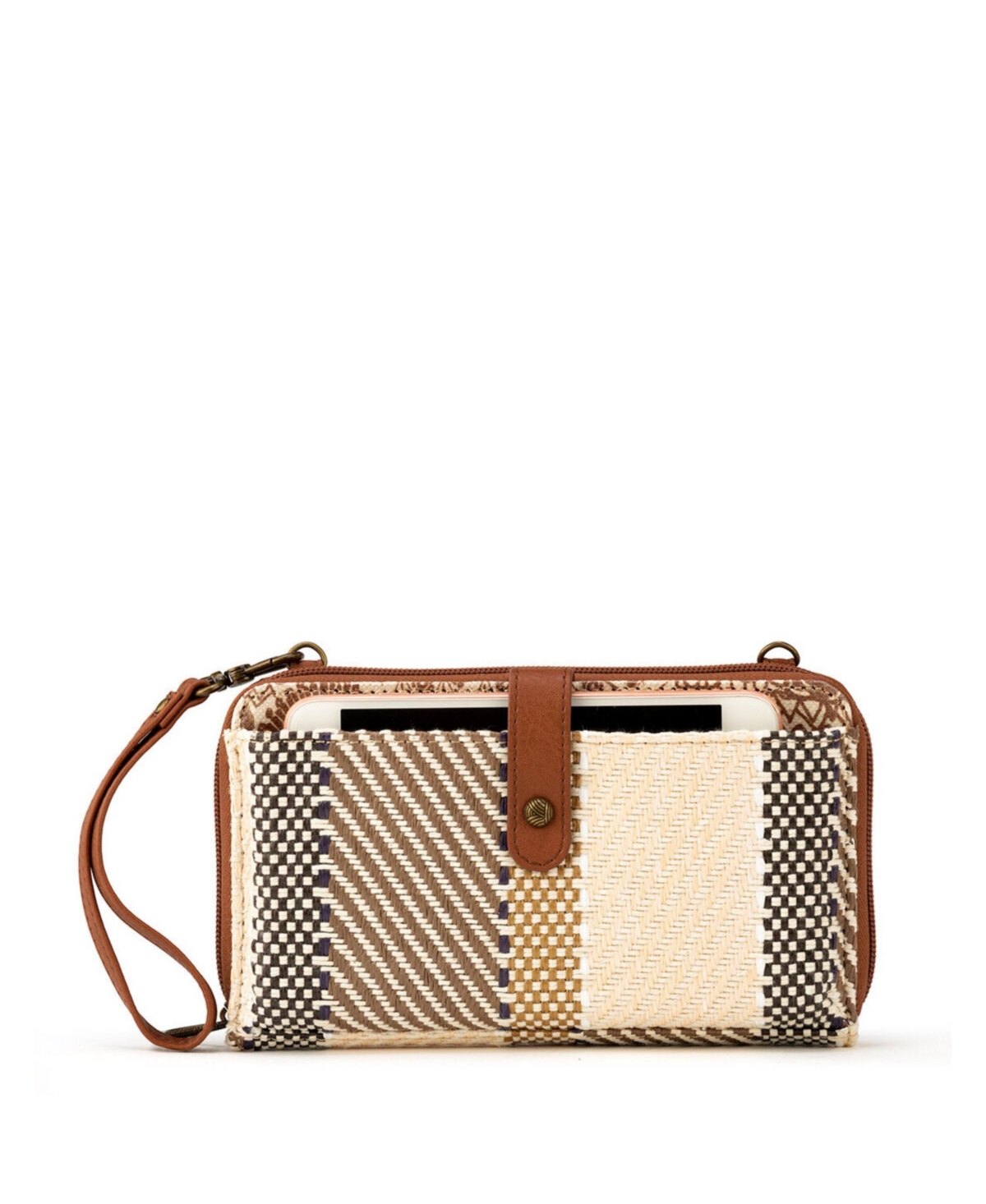 Click here for Sakroots Convertible Smartphone Crossbody - Tobacc... prices