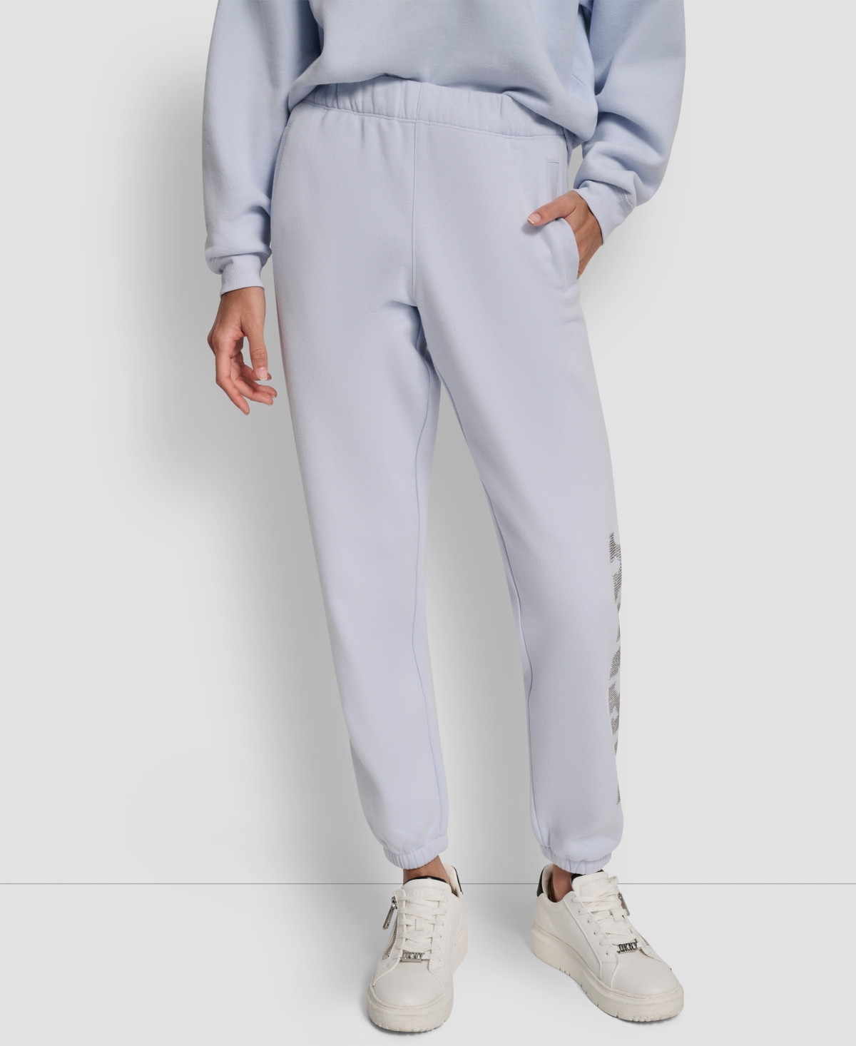 Click here for Dkny Womens Exploded Rhinestone Varsity Logo High... prices