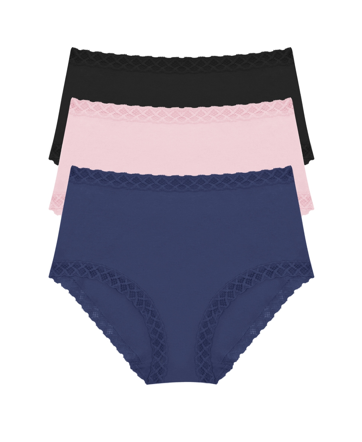 Click here for Natori Womens Bliss Supima Cotton Full Brief 3 Pac... prices