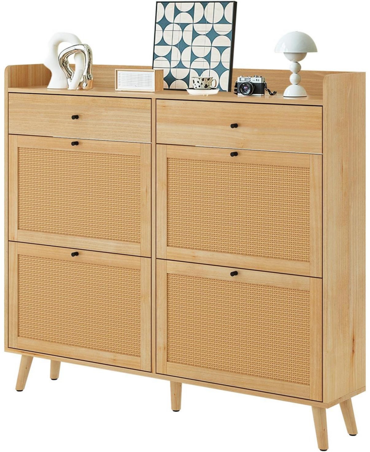 Click here for gaomon Shoe Cabinet Storage with 4 Flip Drawers  R... prices