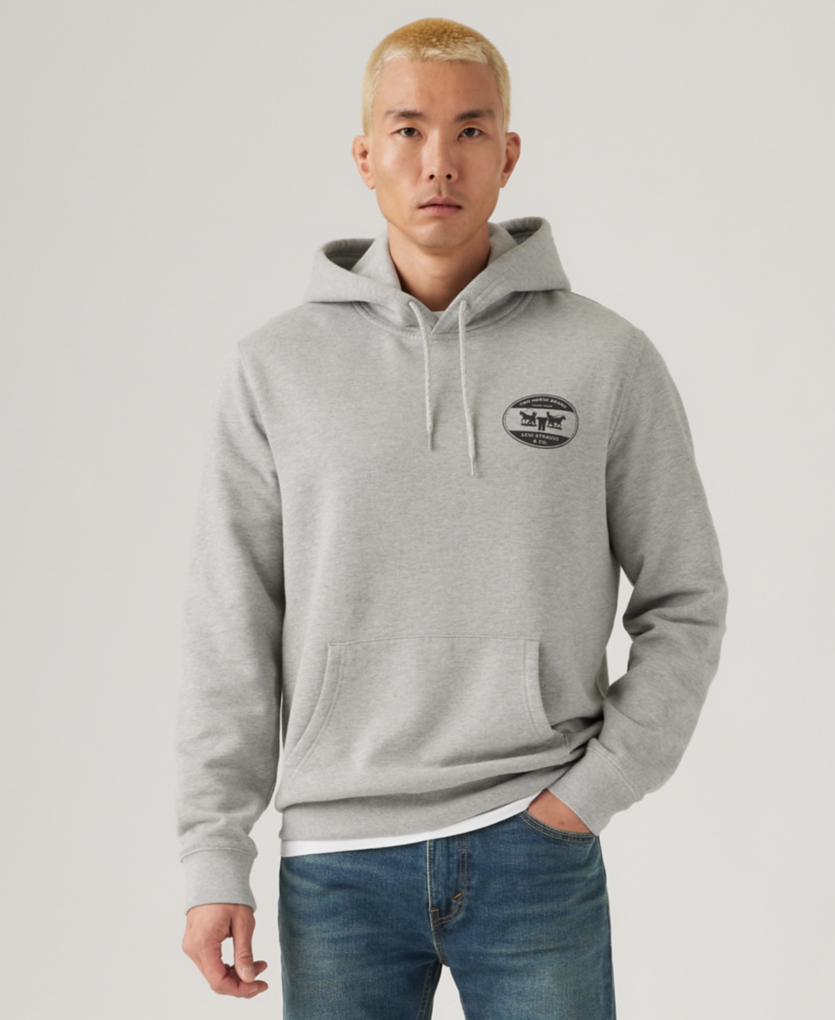 Click here for Levis Mens Standard-Fit Batwing Logo-Print Hoodie... prices