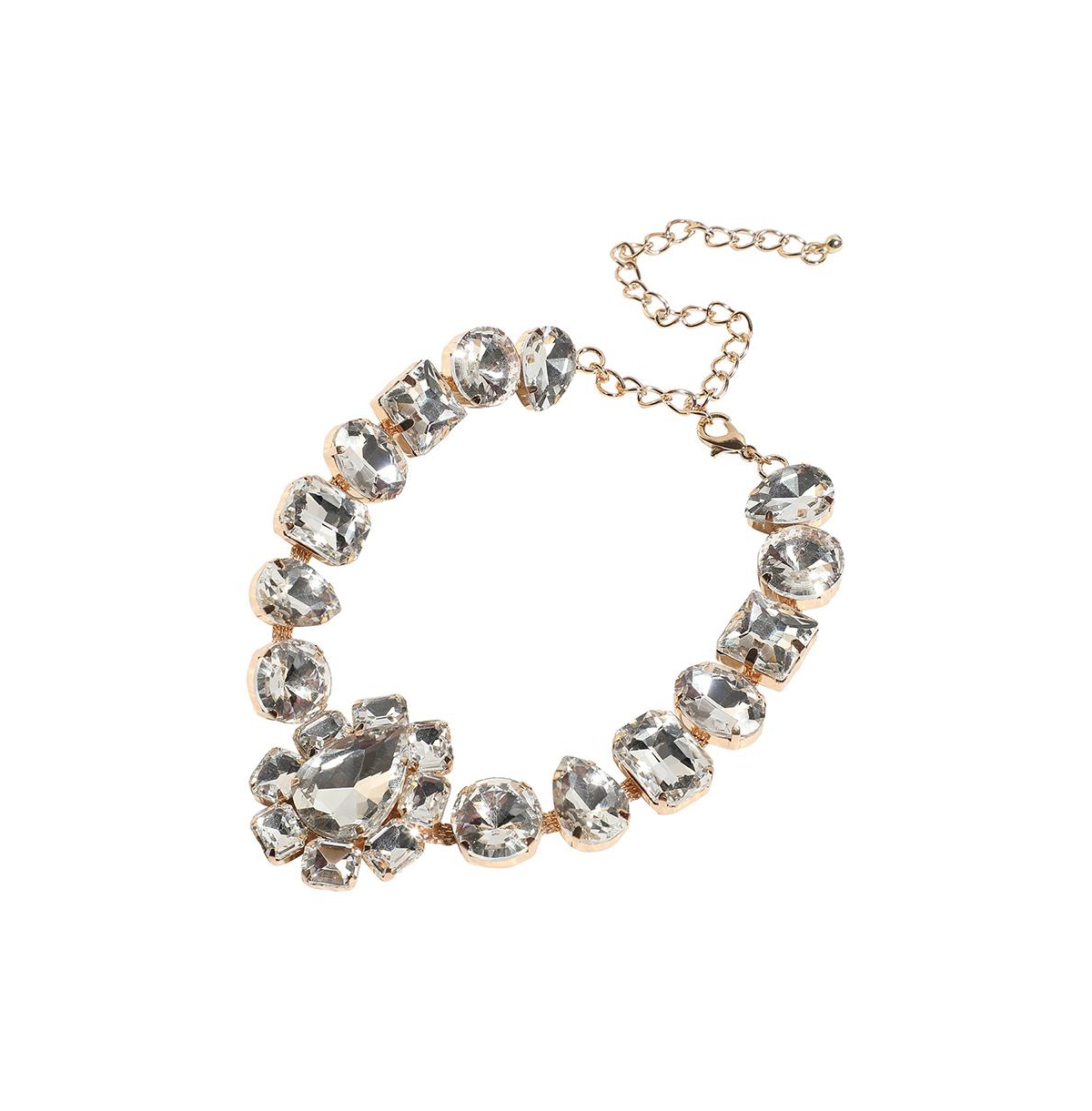 Click here for Sohi Party Stone Statement Necklace - Silver prices