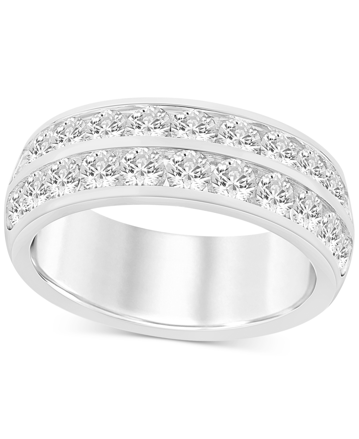 Click here for Macys Lab Grown Diamond Ring (2 ct. t.w.) in 14K W... prices