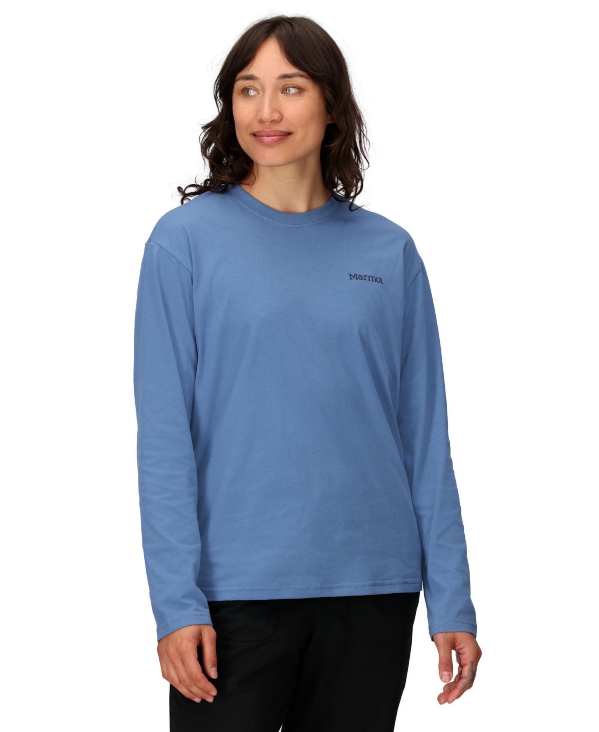 Click here for Marmot Womens Crewneck Long Sleeve T-Shirt - Rain... prices