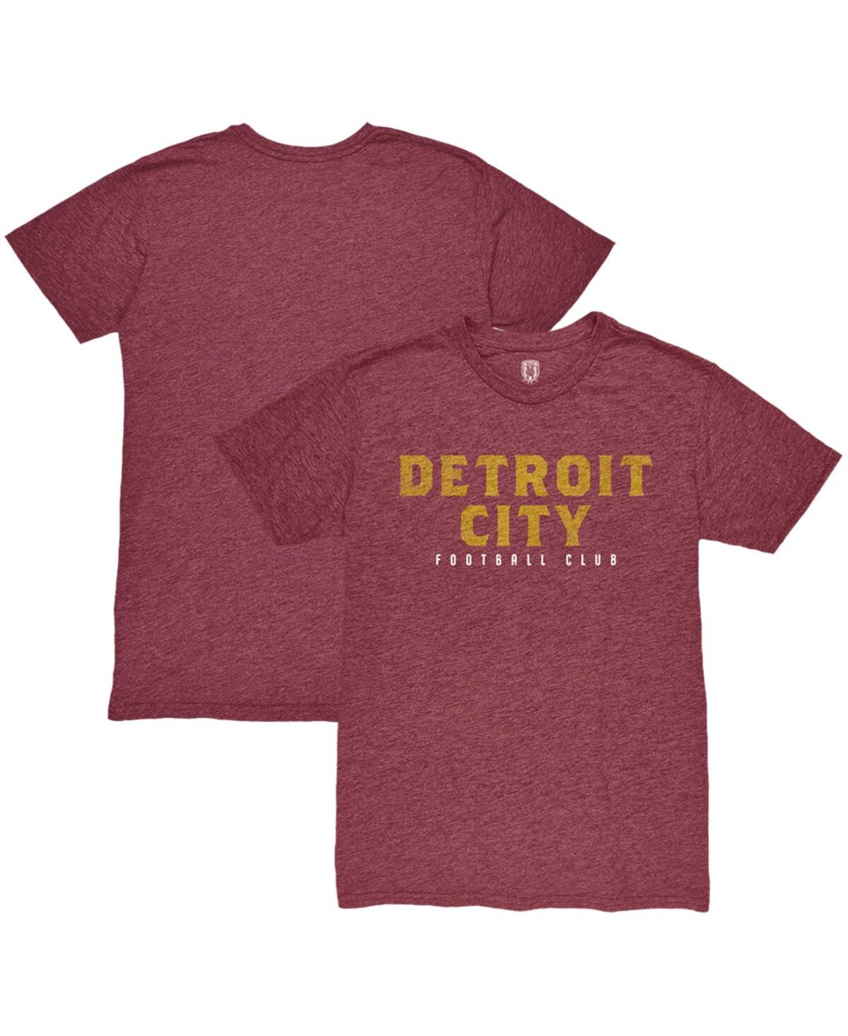 Click here for 1863FC Mens Maroon Detroit City Fc Wordmark Twiste... prices