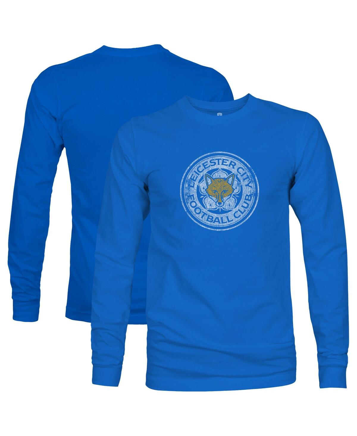 Click here for 1863FC Mens Blue Leicester City Color Badge Long S... prices