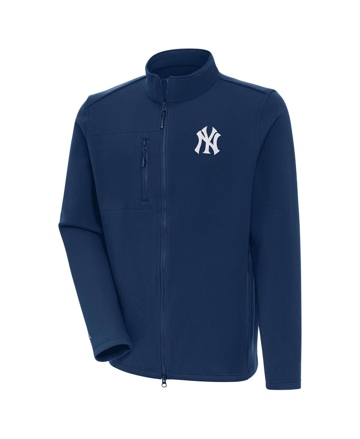 Click here for Antigua Mens Navy New York Yankees Objection Full-... prices