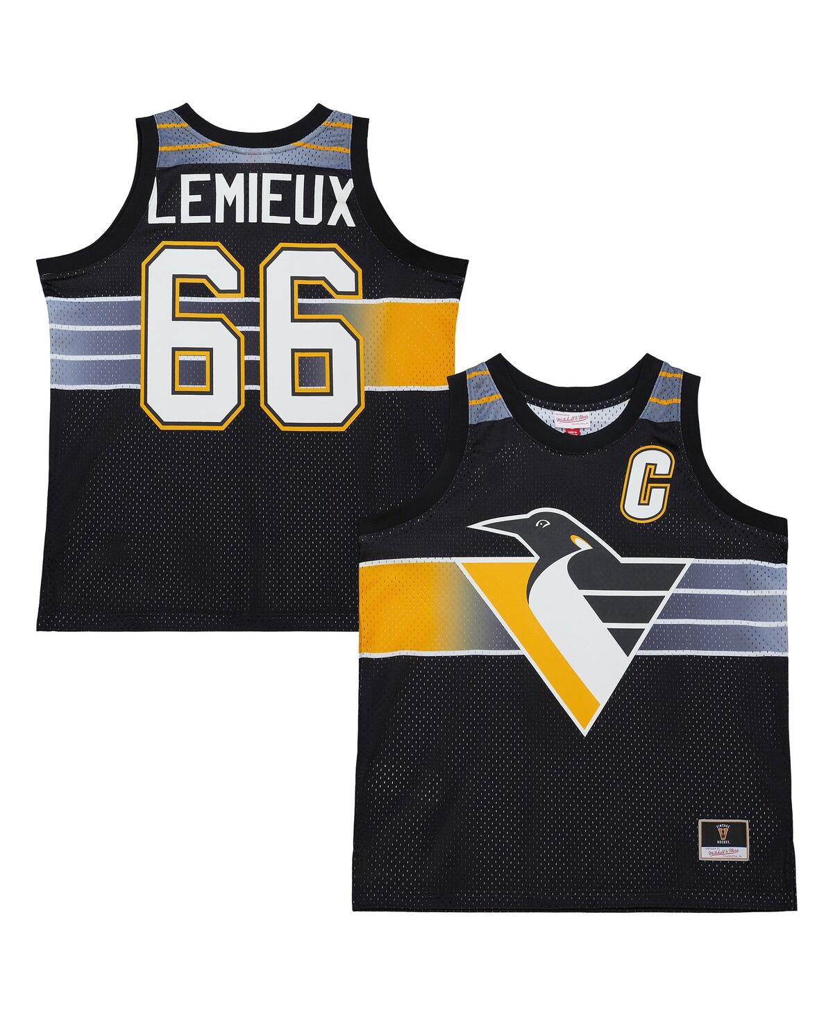 Click here for Mitchell & Ness Mens and Womens Mario Lemieux Blac... prices