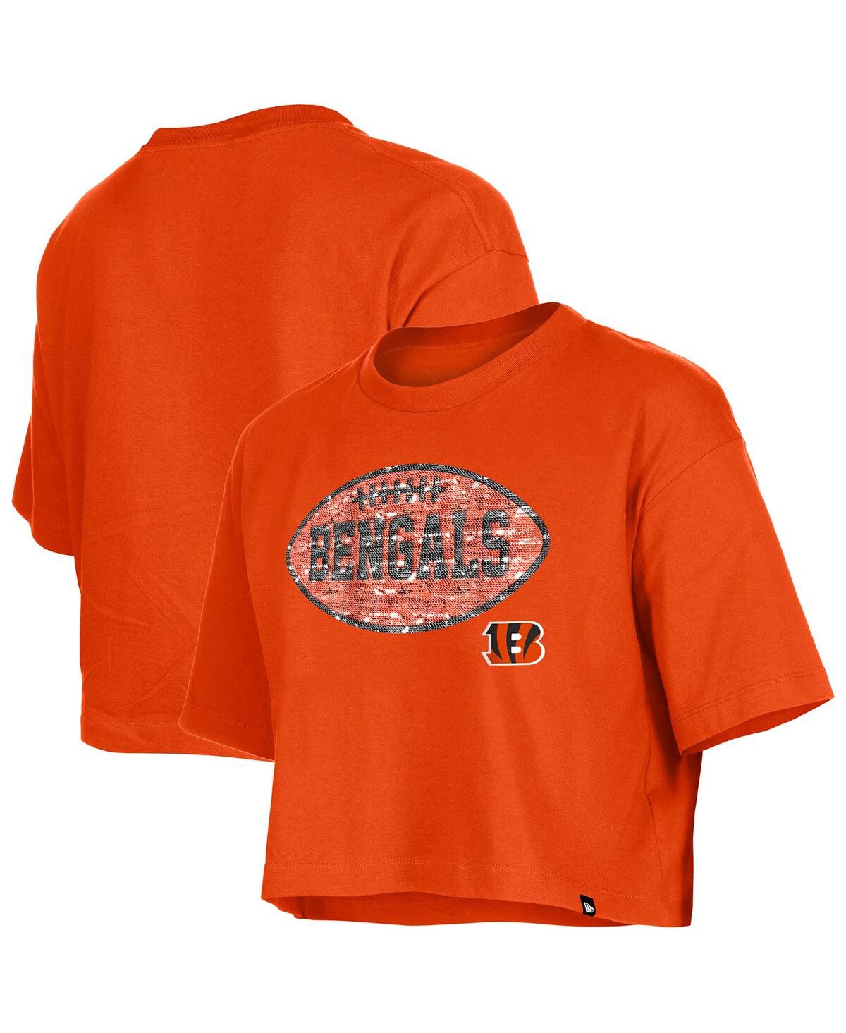 Click here for New Era Girls Orange Cincinnati Bengals Flip Sequi... prices