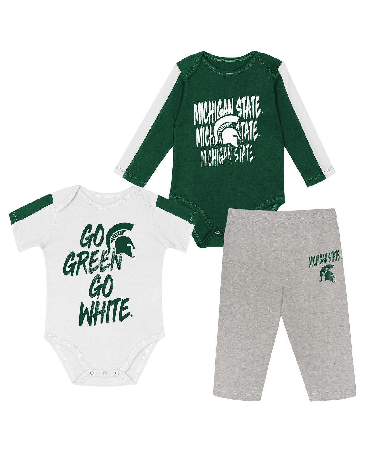 Click here for Outerstuff Baby Boys and Girls 3-Piece Green/White... prices