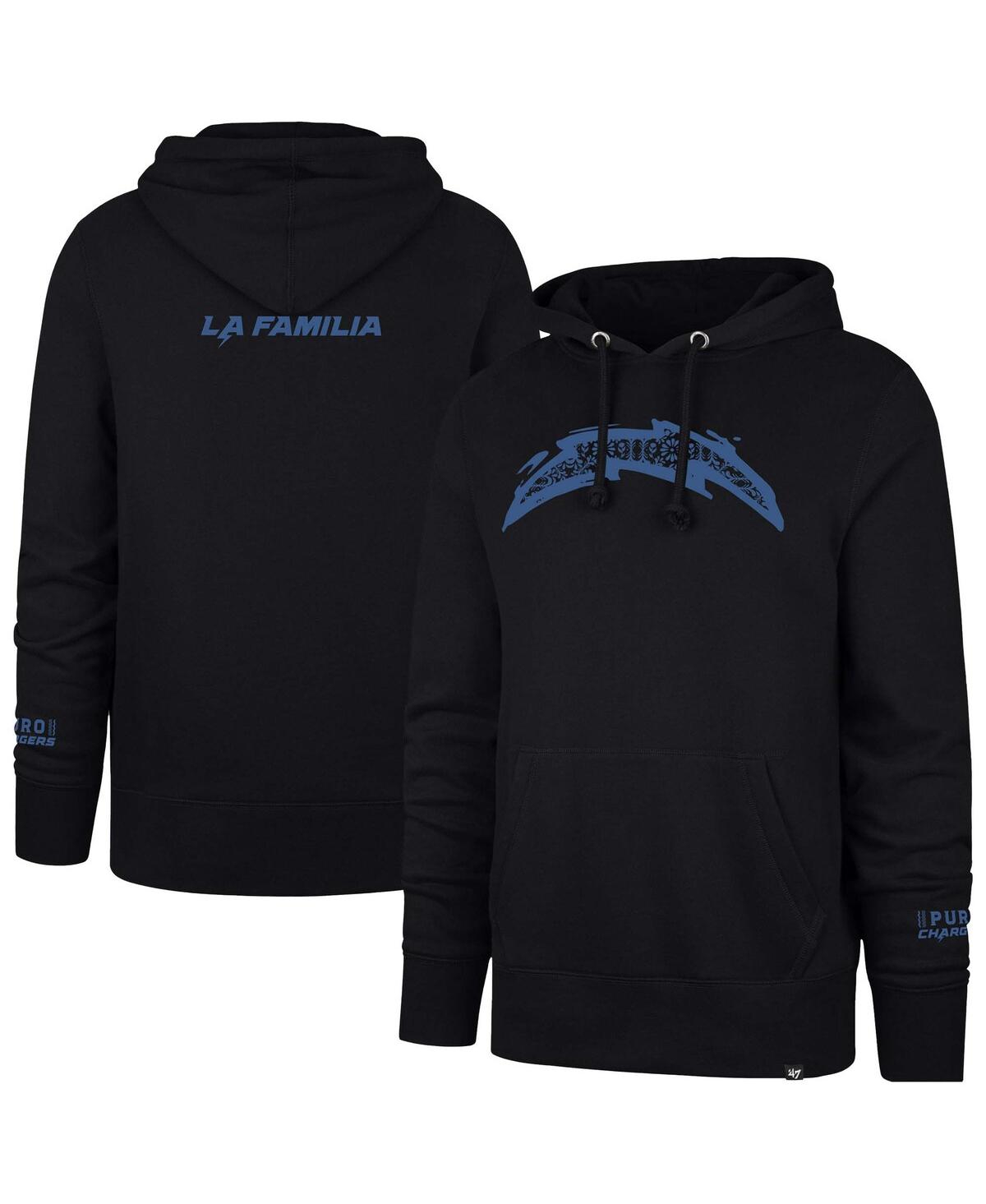 Click here for 47 Brand Mens Black Los Angeles Chargers La Famili... prices