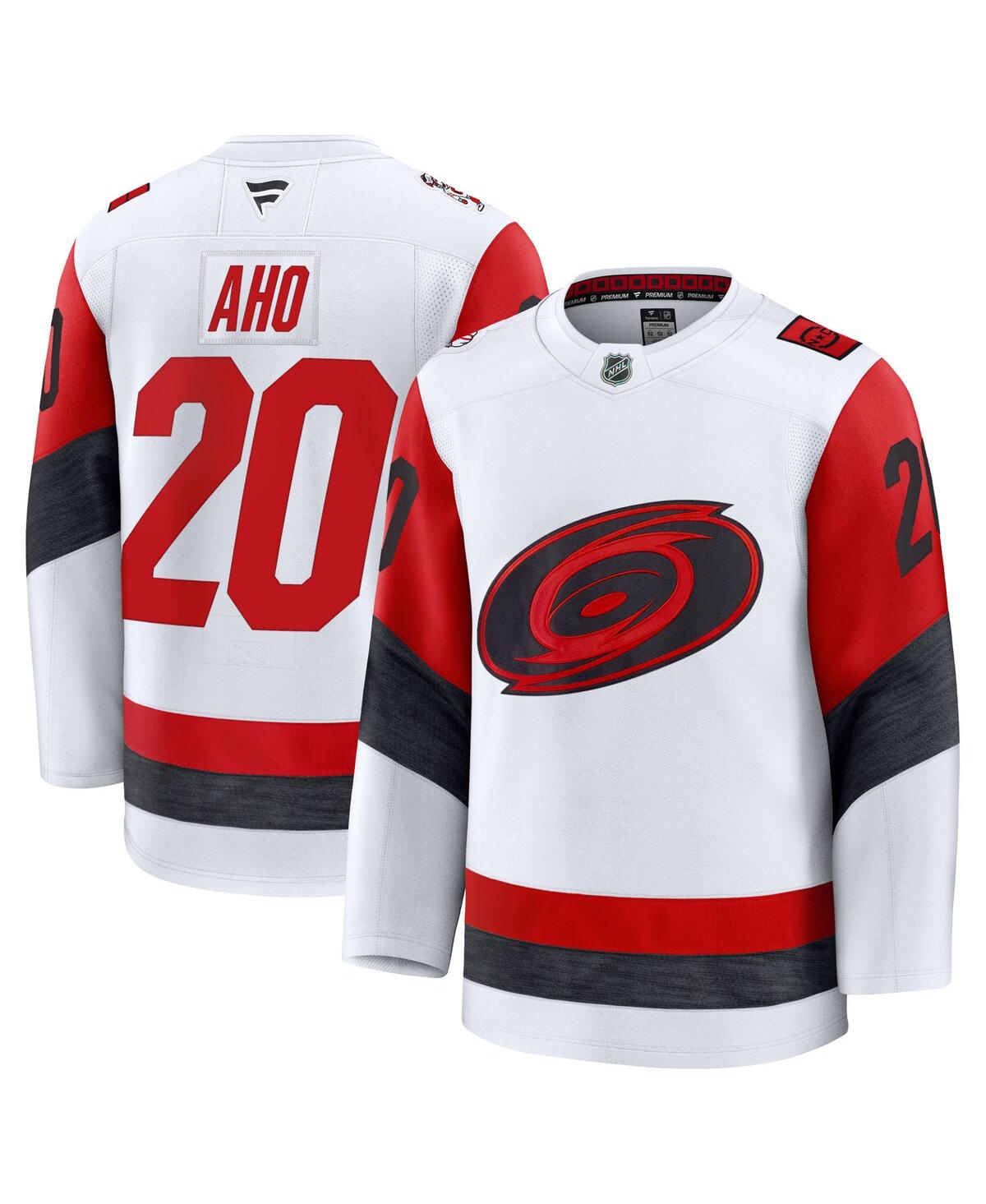 Click here for Fanatics Mens Sebastian Aho White Carolina Hurrica... prices