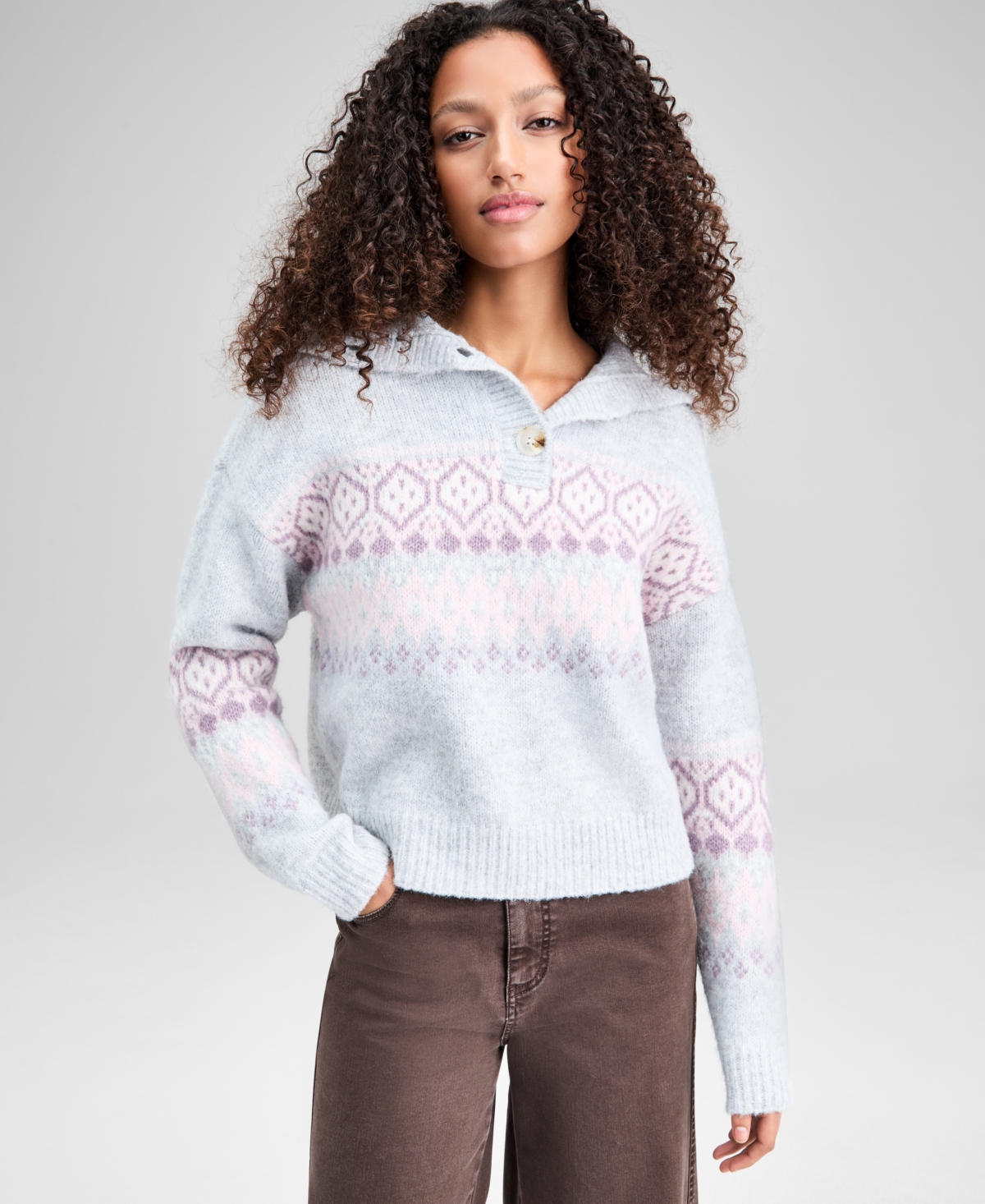 Click here for And Now This Womens Fair Isle Pullover Sweater  Ma... prices