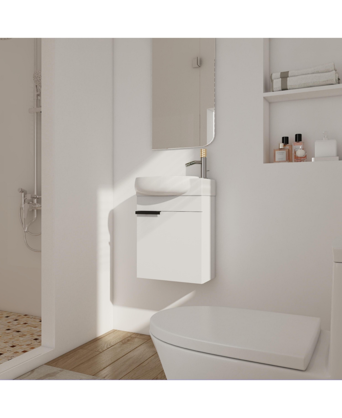 Click here for Lovmor Soft Close Doors Bathroom Vanity With Sink... prices