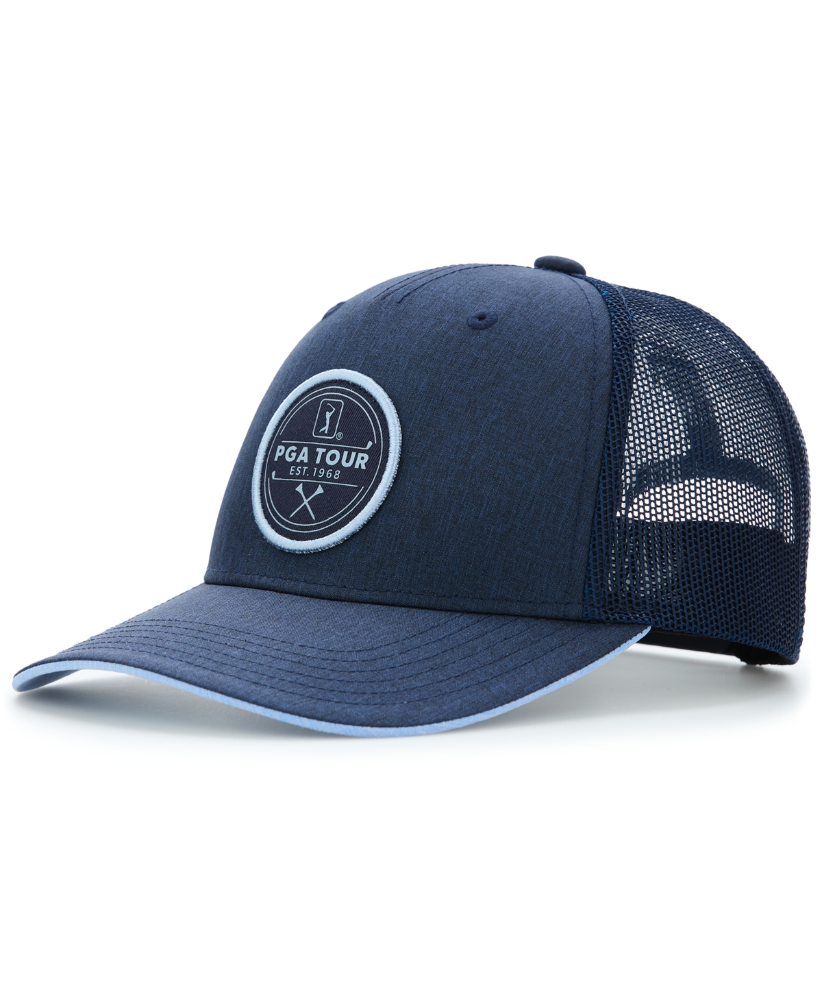 Click here for Pga Tour Mens Golf Trucker Hat - Peacoat prices