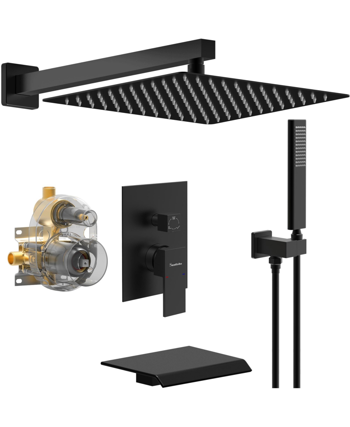 Click here for Rainsken Male Npt Waterfall Tub and Shower Faucet... prices