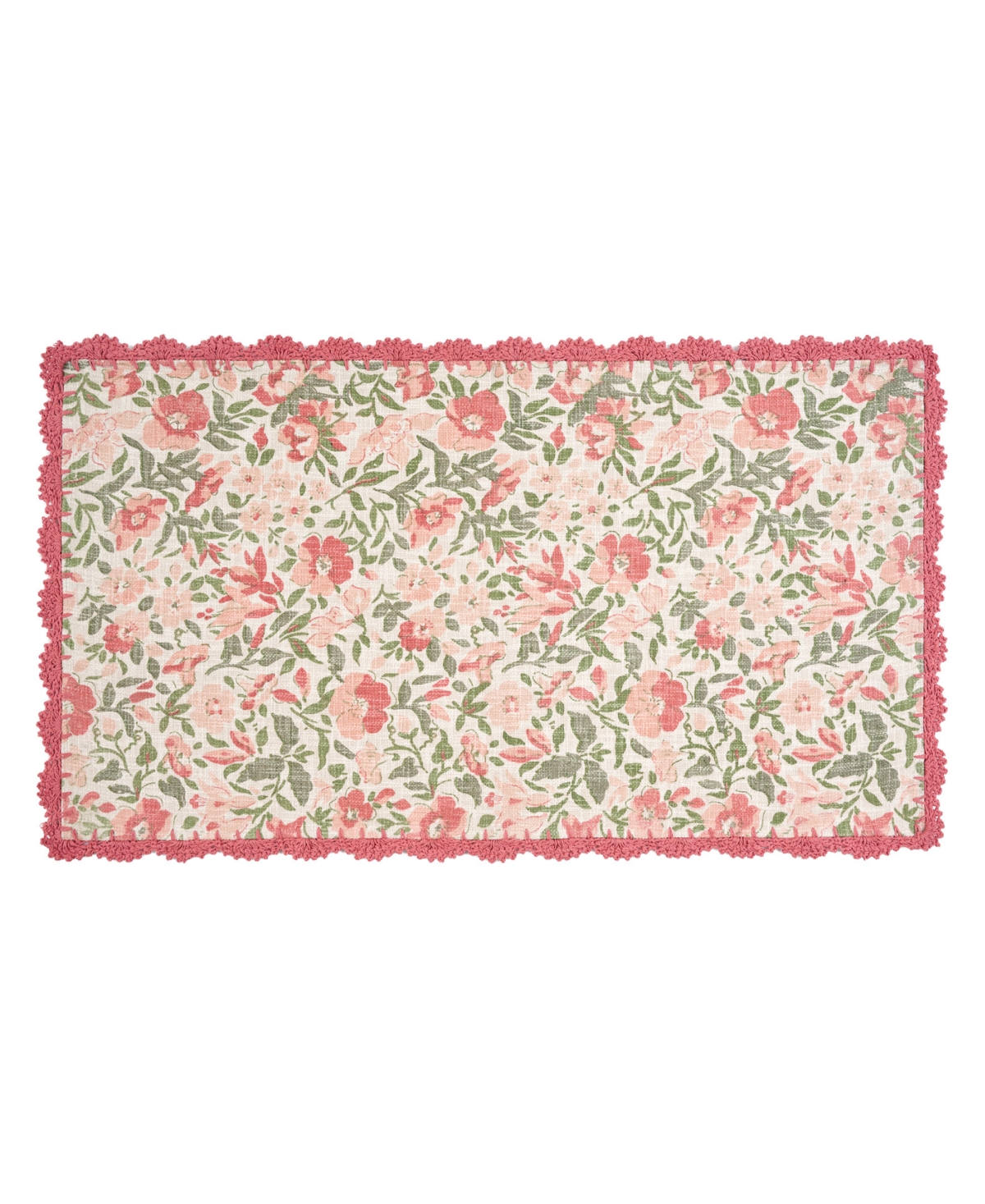 Click here for Laura Ashley Crochet Border Cotton Runner Rug  26... prices