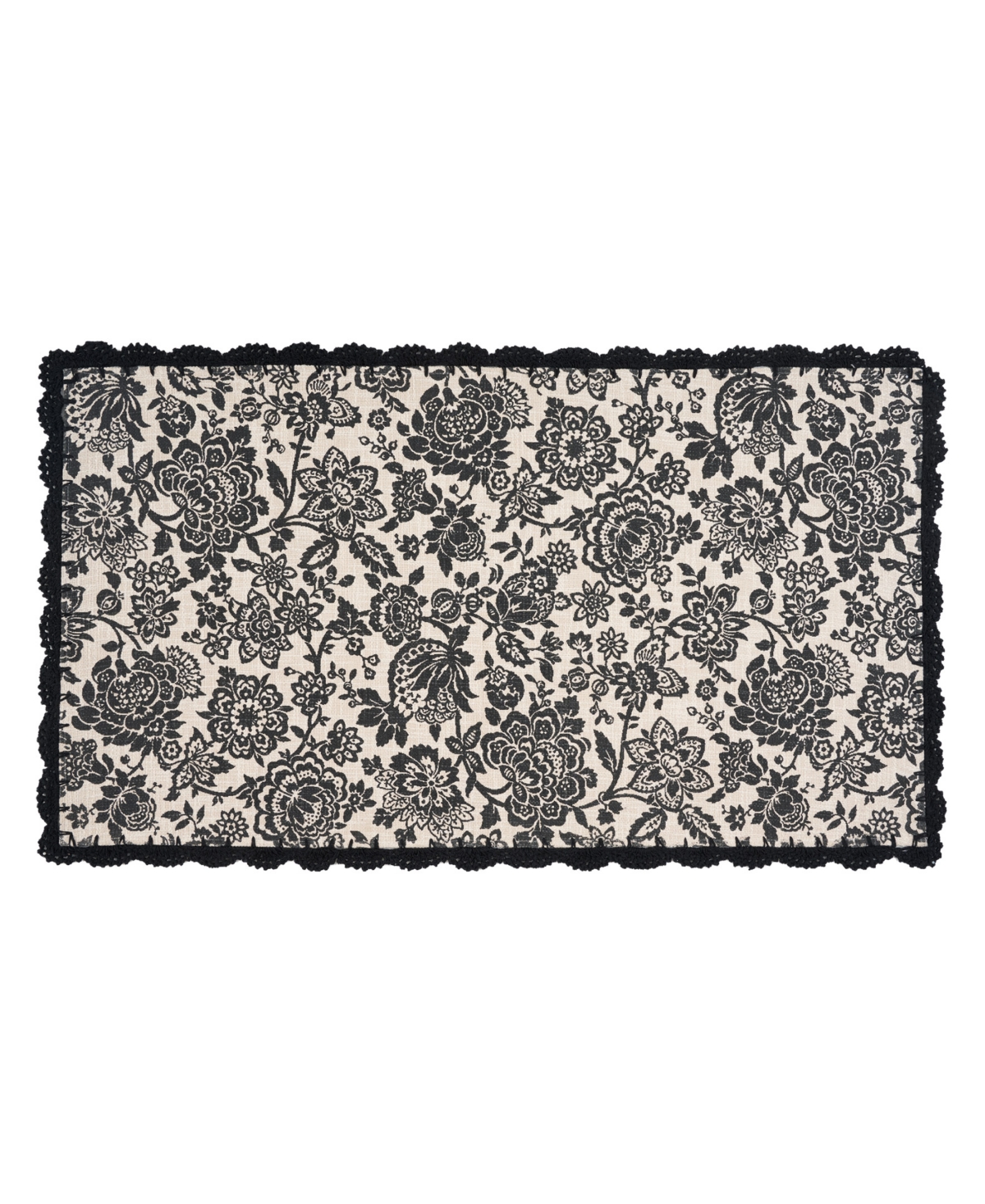 Click here for Laura Ashley Crochet Border Cotton Runner Rug  26... prices