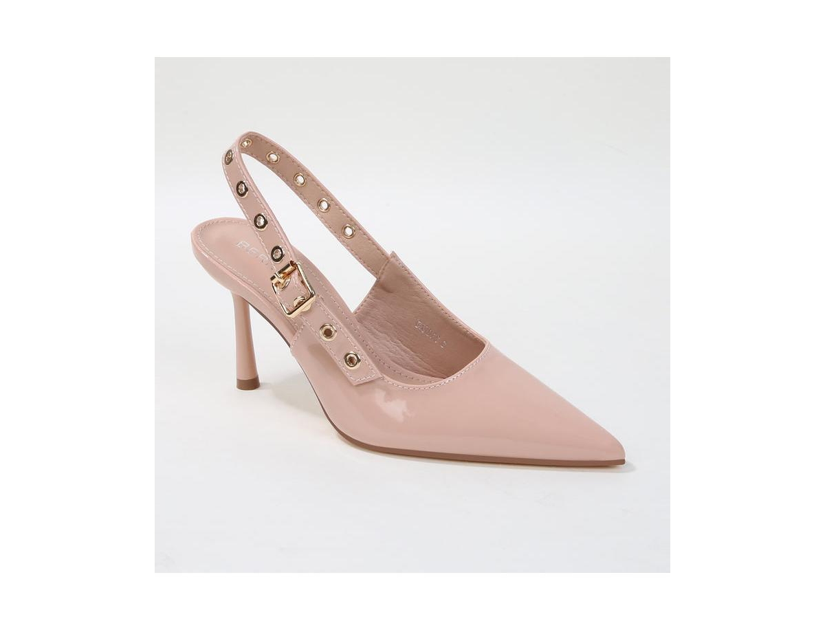 Click here for Berness Candes Grommet Strap Slingback - Beige prices