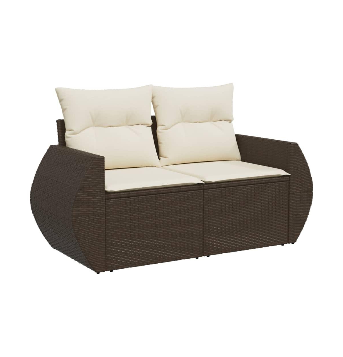 Click here for Garden Sofa Brown  Cream White prices