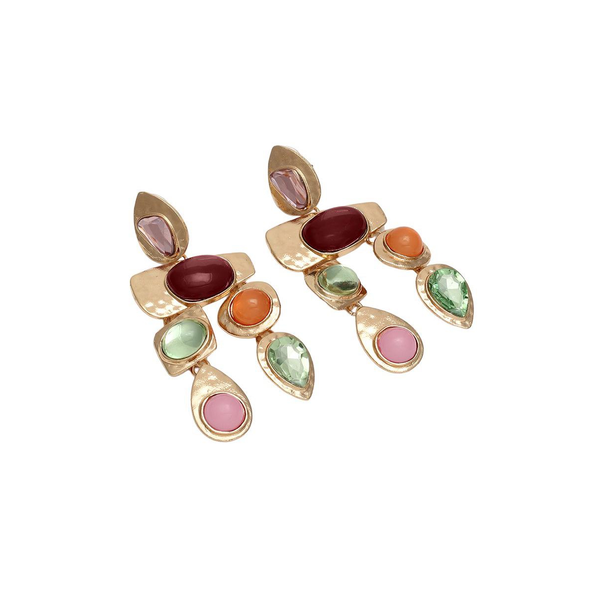 Click here for Sohi Womens Regal Drop Earrings - Gold prices