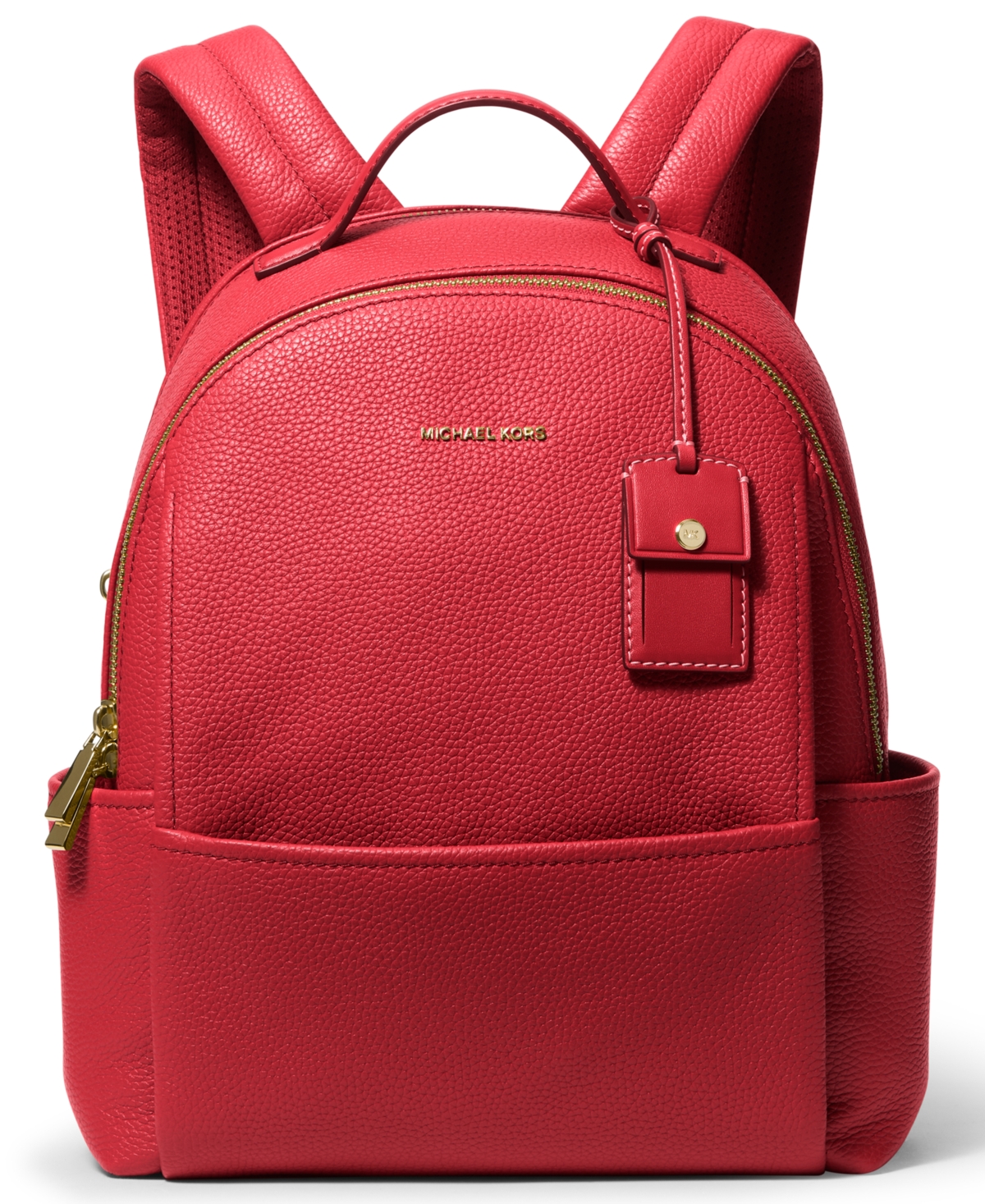 Click here for Michael Kors Sable Medium Leather Backpack - Crims... prices