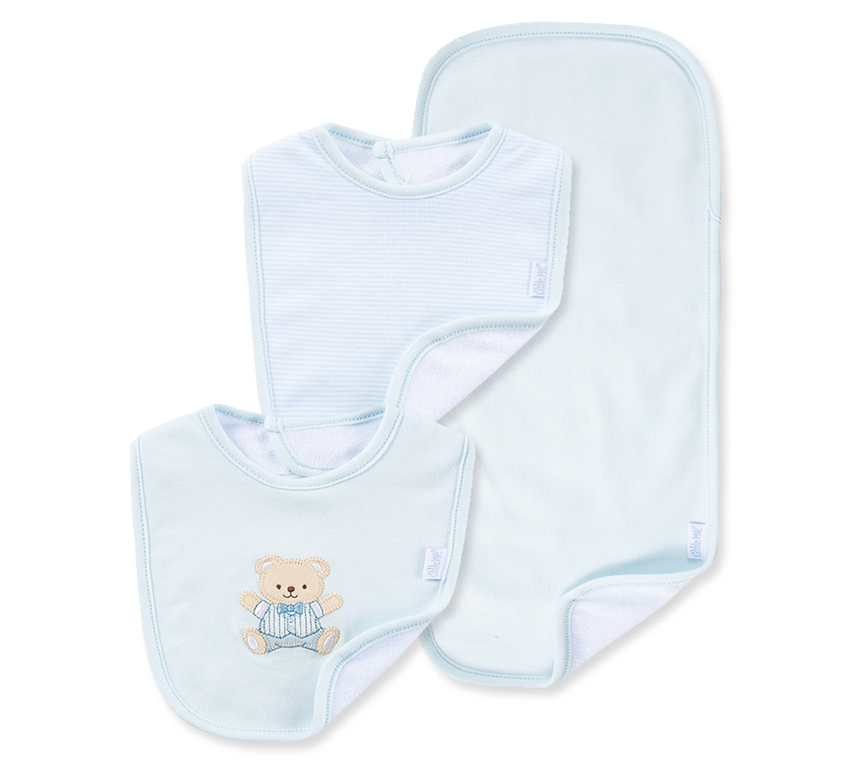 Click here for Little Me Baby Boys Cute Bear Bibs and Burp Cloth... prices