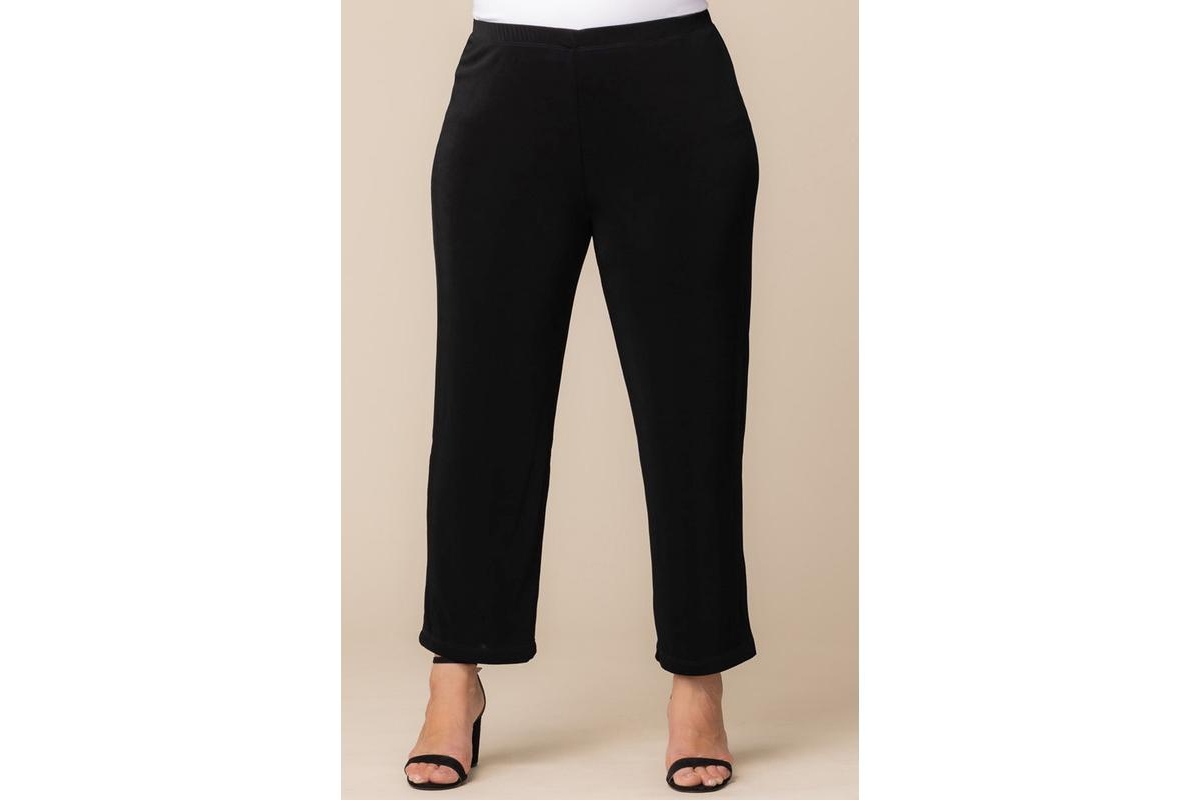 Click here for Vikki Vi Plus Size Classic Pull-On Straight Leg Pa... prices