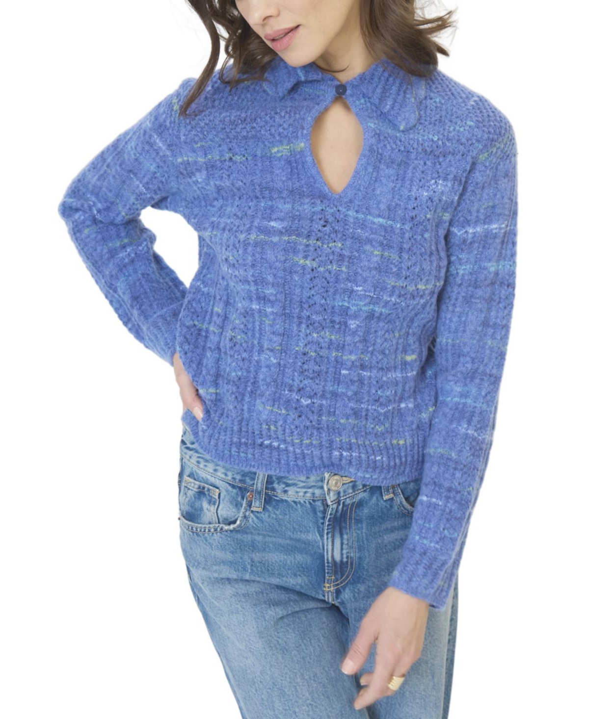 Click here for Central Park West Womens Rayna Spacedye Open Stitc... prices