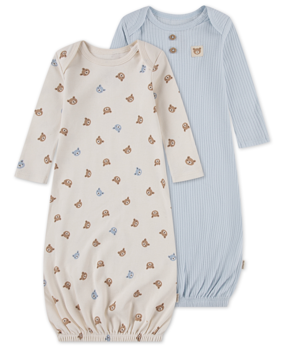 Click here for Huggies Baby Boys and Girls 2-Pack Long-Sleeve Sle... prices