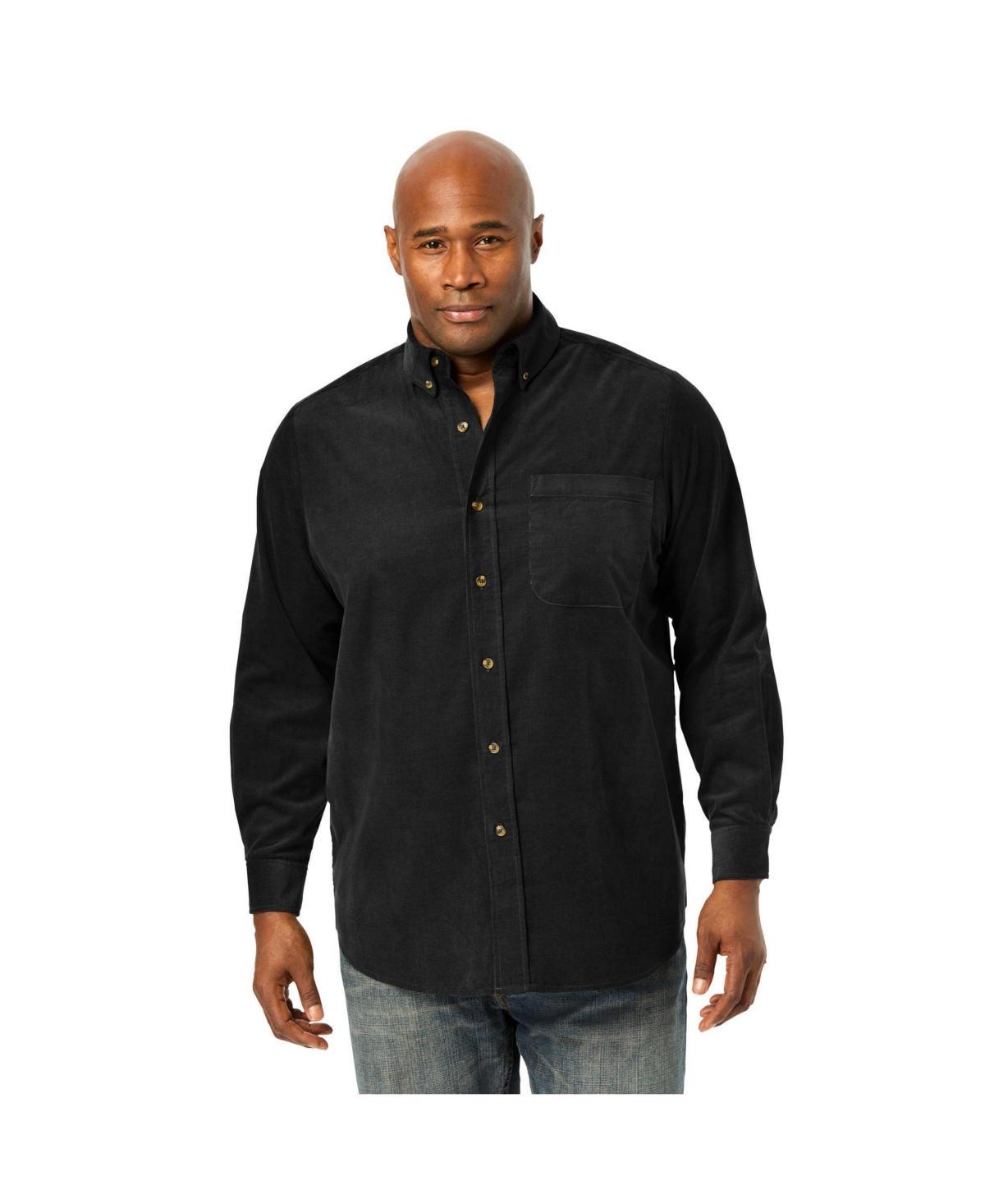 Click here for KingSize Mens Big & Tall Fine Wale Corduroy Shirt... prices