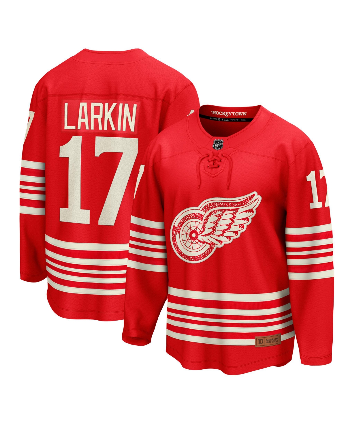 Click here for Fanatics Mens Dylan Larkin Red Detroit Red Wings C... prices
