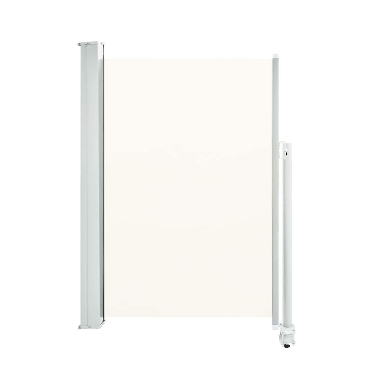Click here for vidaXL Side Awning Cream Polyester  Powder-Coated... prices