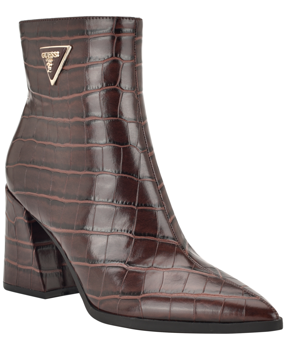 Click here for Guess Womens Lusera Flared Block Heel Dress Bootie... prices