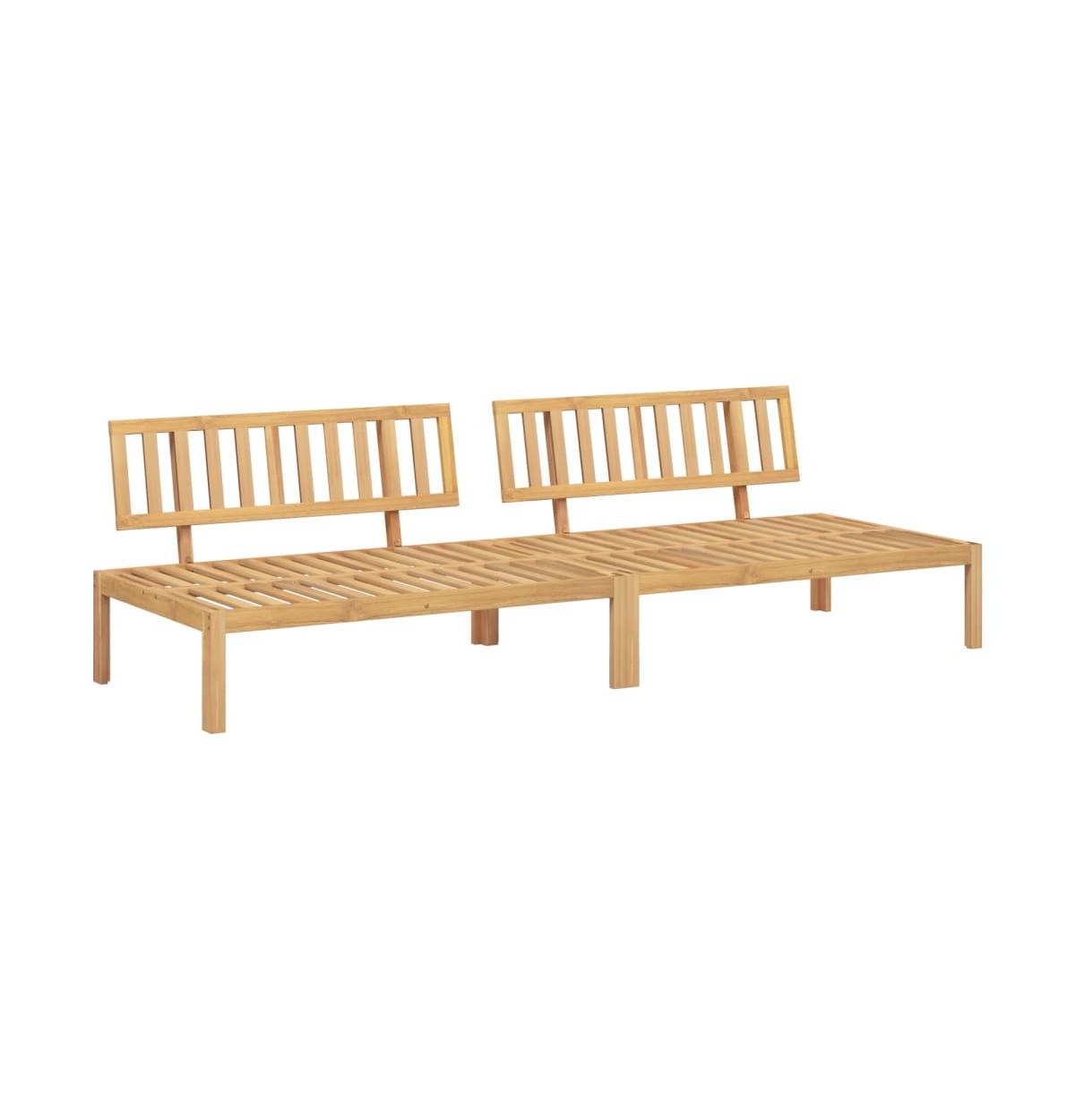 Click here for Pallet Middle Sofa Natural Wood Solid acacia wood... prices