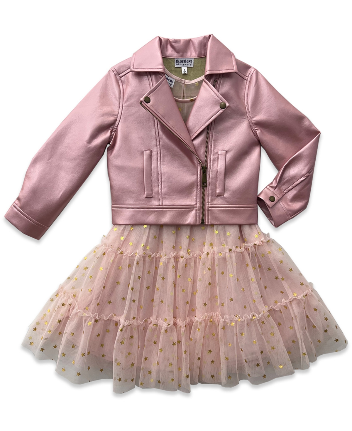 Click here for Blueberi Boulevard Girls 2T-6X Sleeveless Jacket D... prices