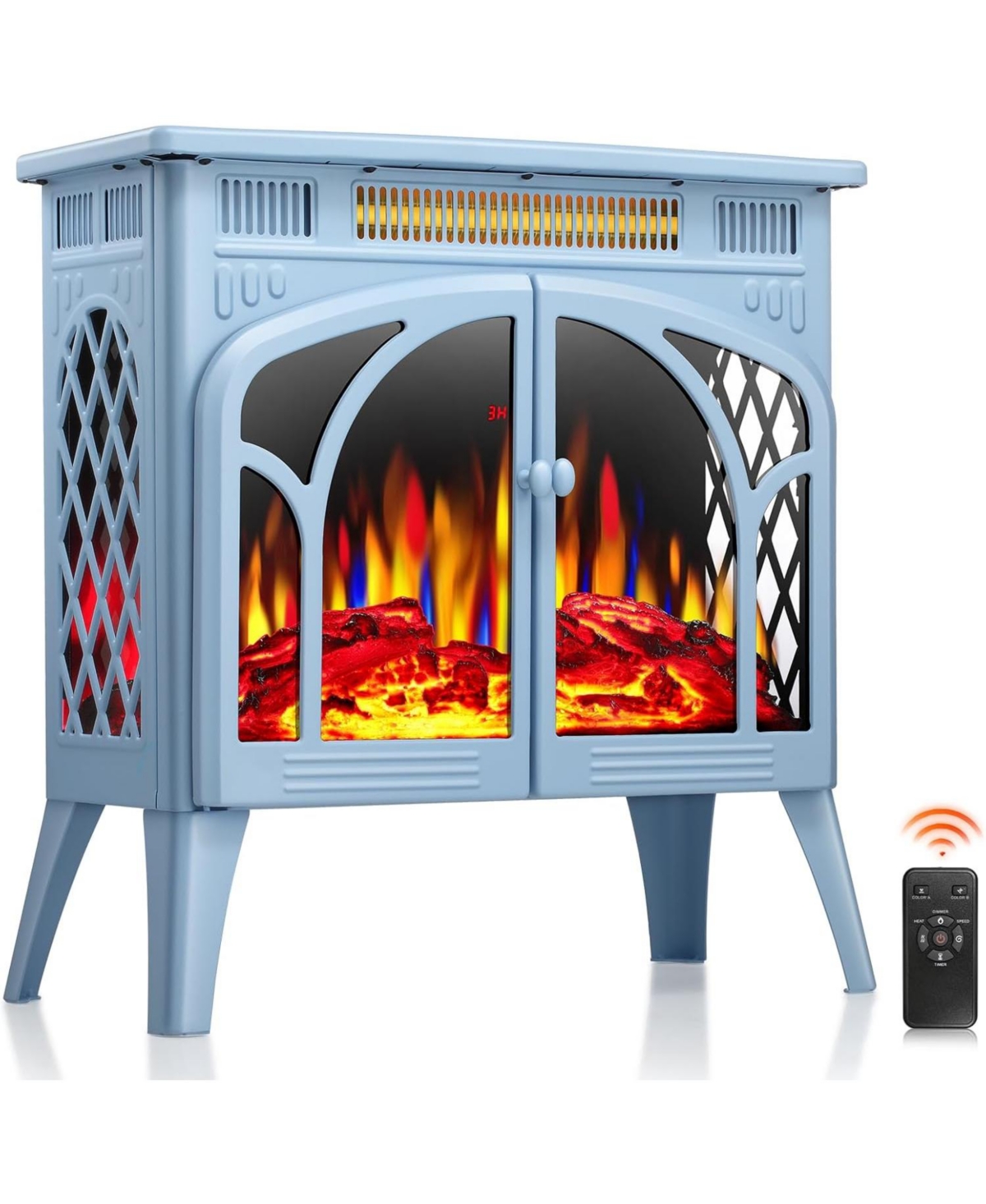 Click here for Cowsar Electric Fireplace Heater 25" with Rem... prices