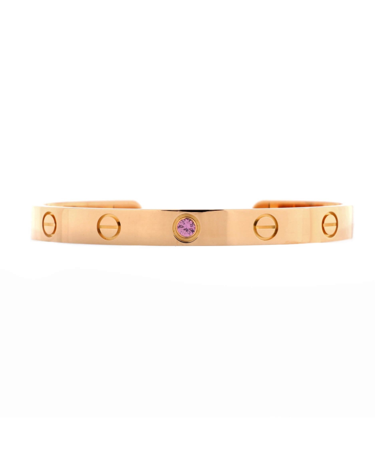 Click here for Pre-Owned Cartier Love Cuff Bracelet - 18k rose go... prices