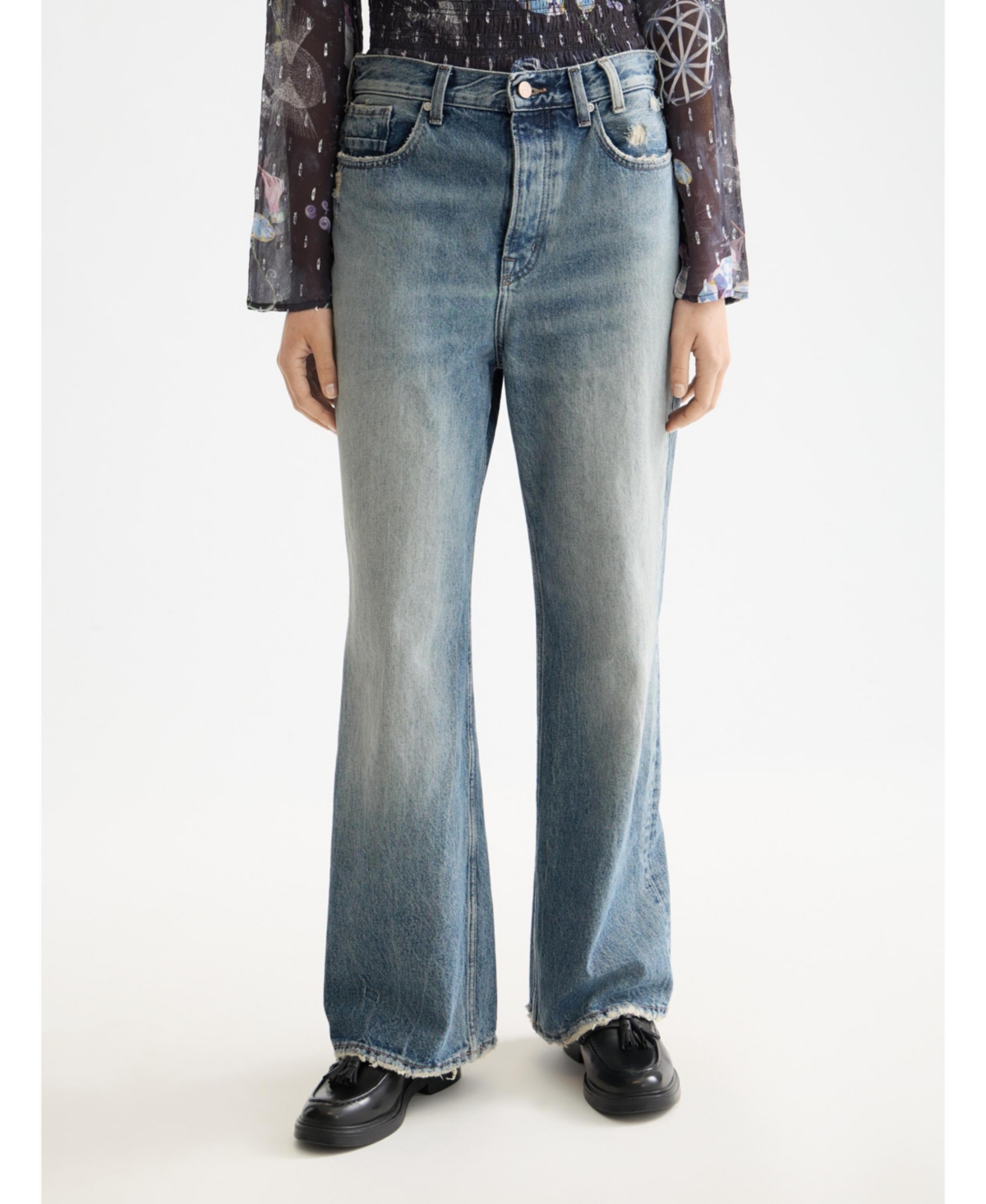 Click here for Scotch & Soda Womens The Deep Loose Jeans - Agains... prices