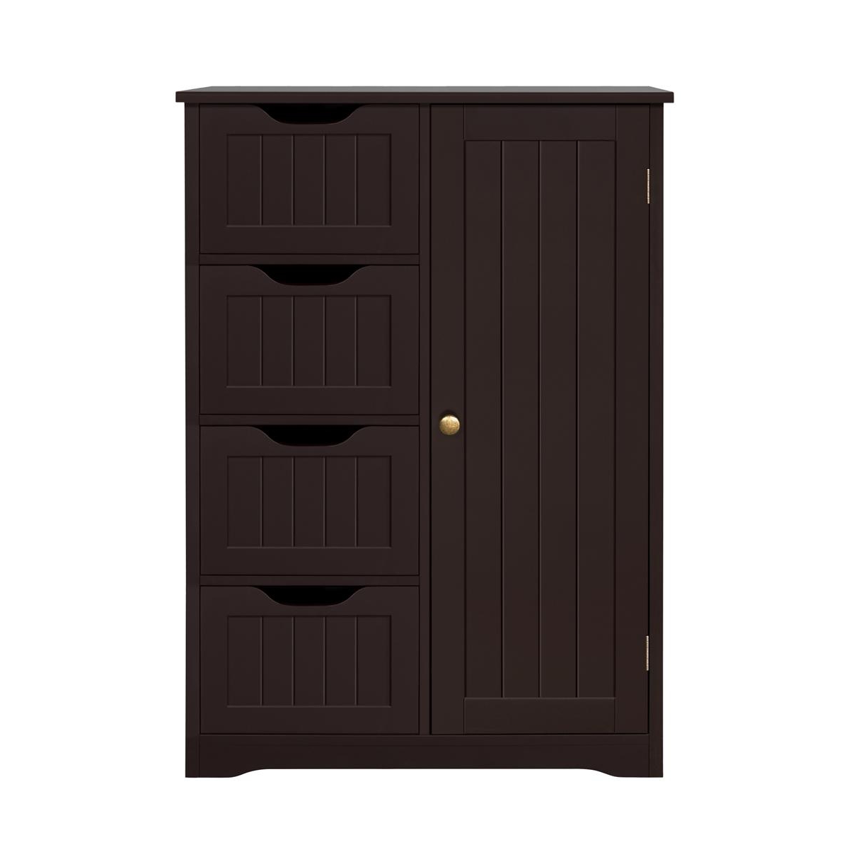 Click here for 35.5 H Free-Standing Floor Cabinet with 4 Drawers... prices
