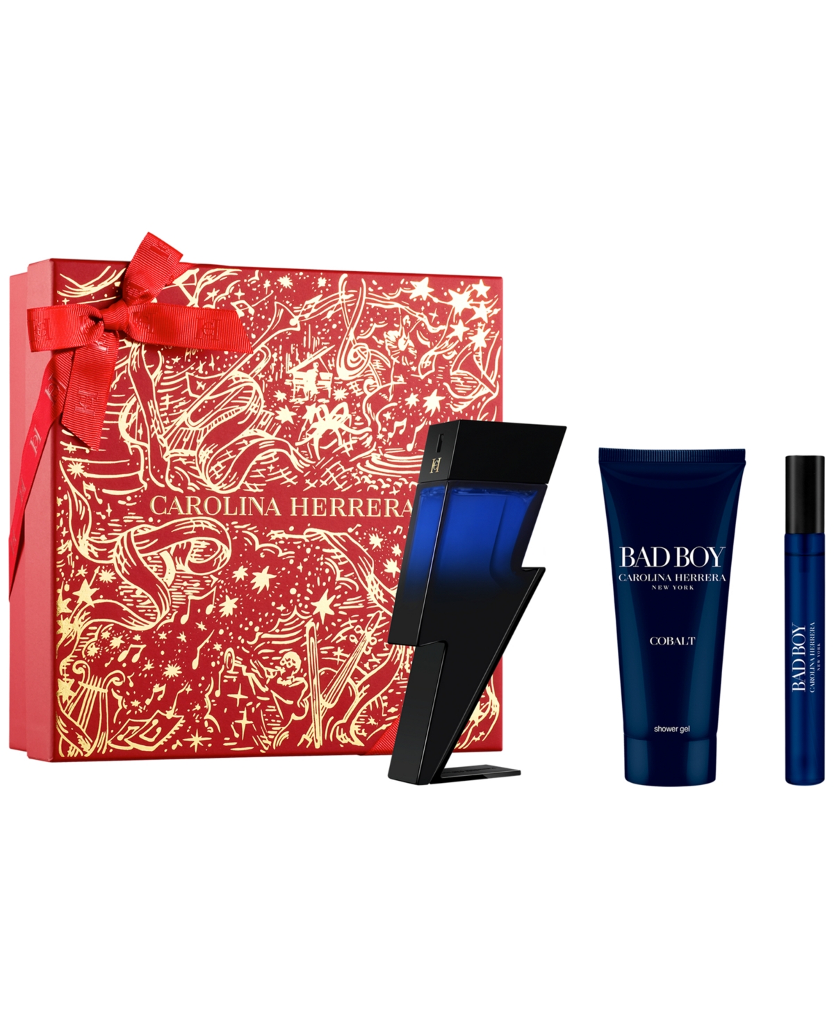 Click here for Carolina Herrera Mens 3-Pc. Bad Boy Cobalt Elixir... prices